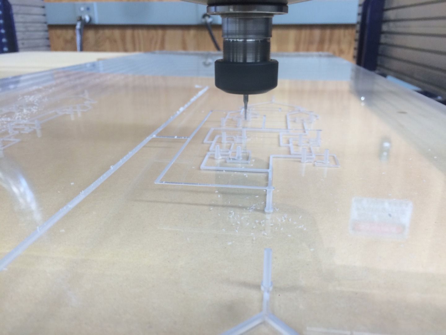 Inlaid Logic : a Giant Circuit Board Inlay Made Out of Waterjet ...