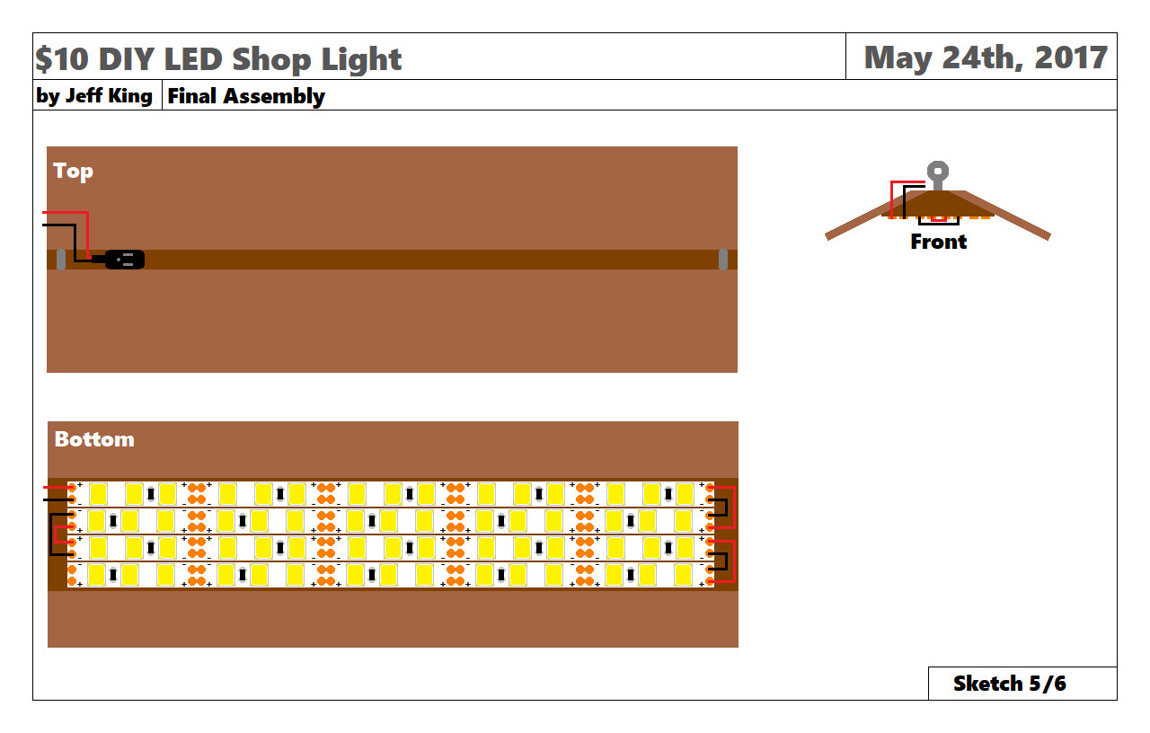 $10 LED Shop Light : 6 Steps (with Pictures) - Instructables