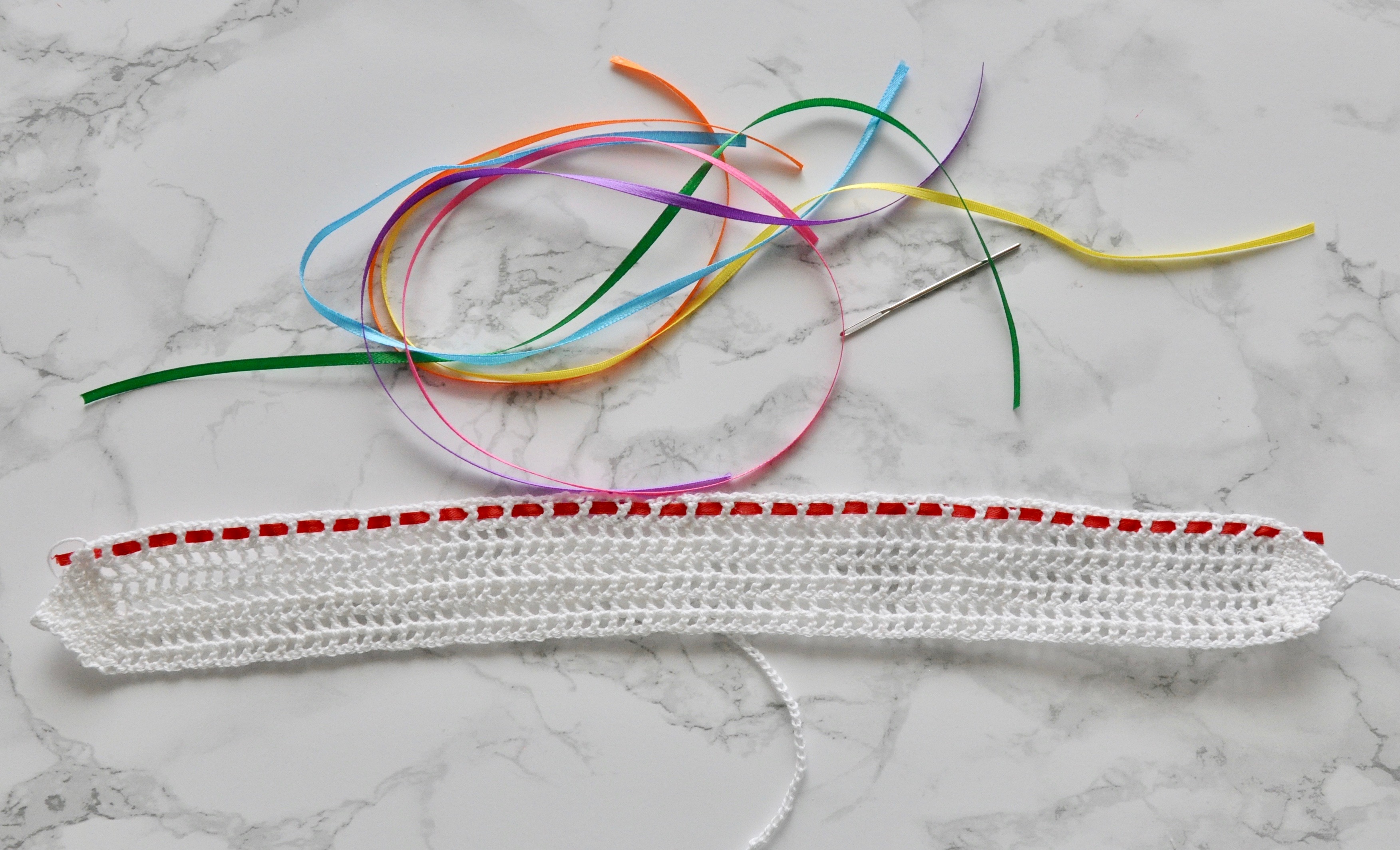 Woven Ribbon Crochet Choker : 12 Steps (with Pictures) - Instructables