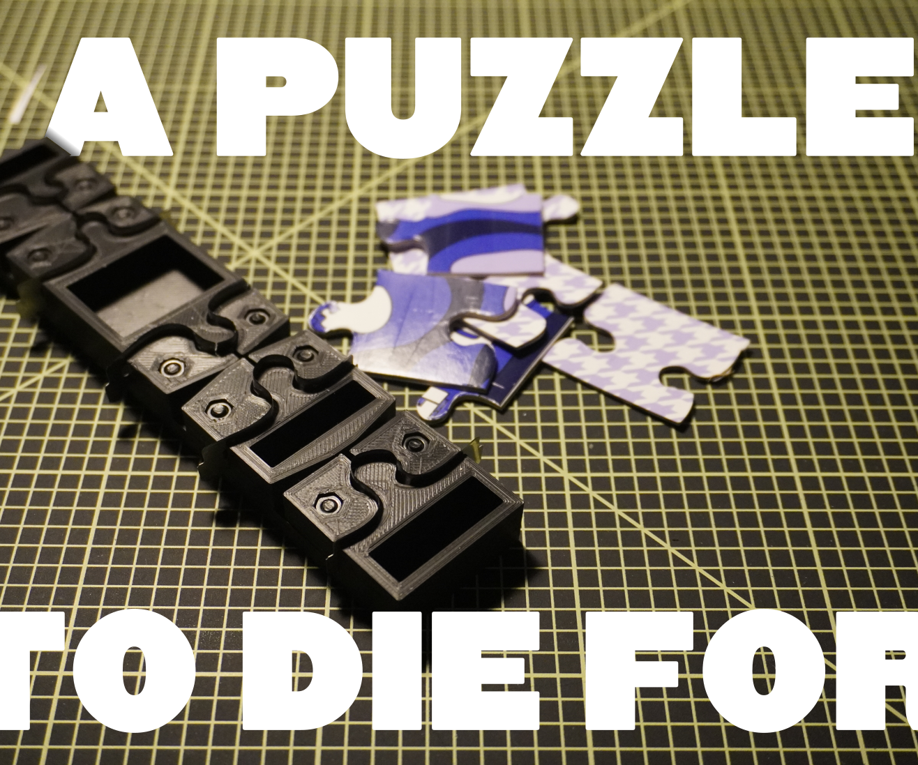 DIY Puzzle Die for Truly Custom Cardboard Puzzles : 6 Steps (with ...
