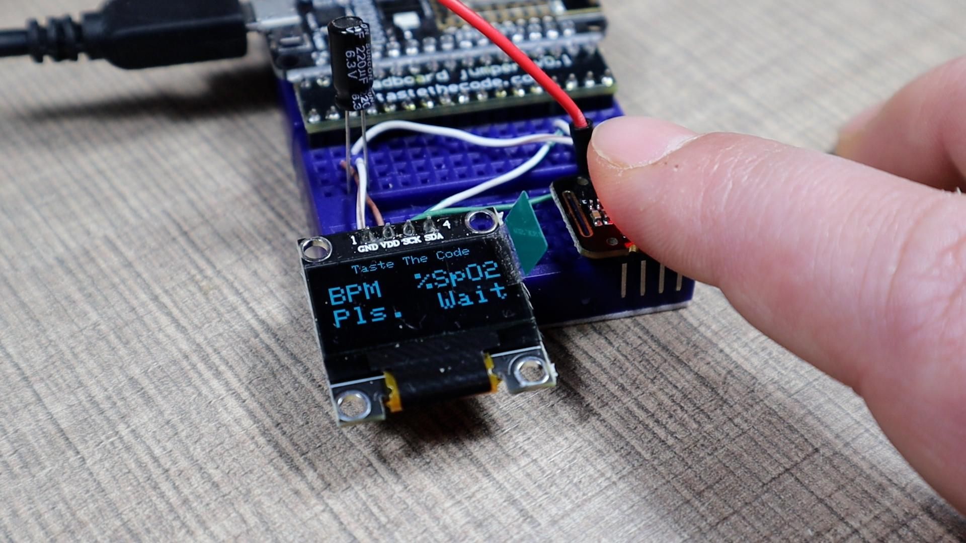Pulse Oximeter With MAX30105, NodeMCU and an SSD1306 OLED Screen : 5 Steps (with Pictures ...