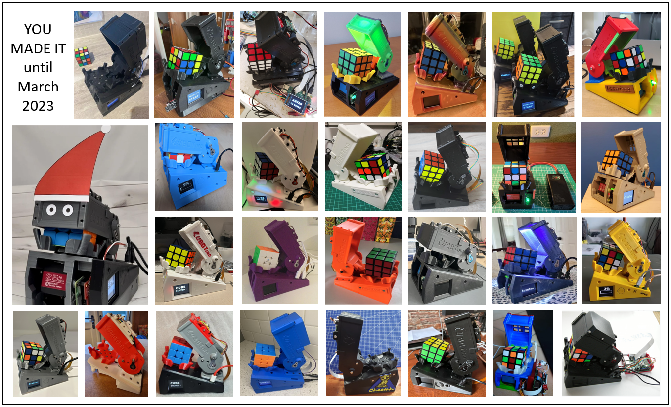 CUBOTino Autonomous: Small, 3D Printed, Rubik's Cube Robot (Raspberry ...