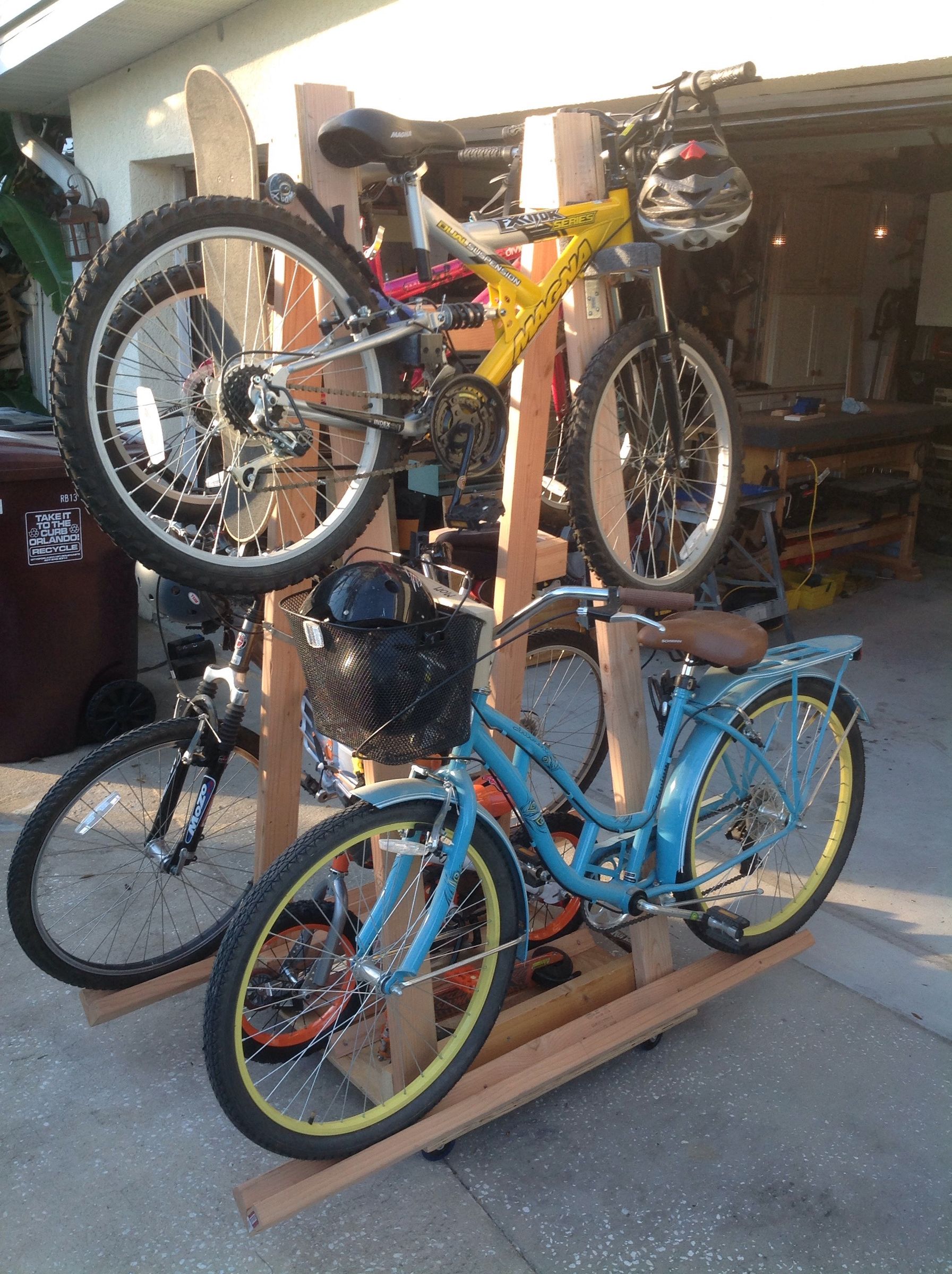 Rolling Bike Rack : 5 Steps - Instructables