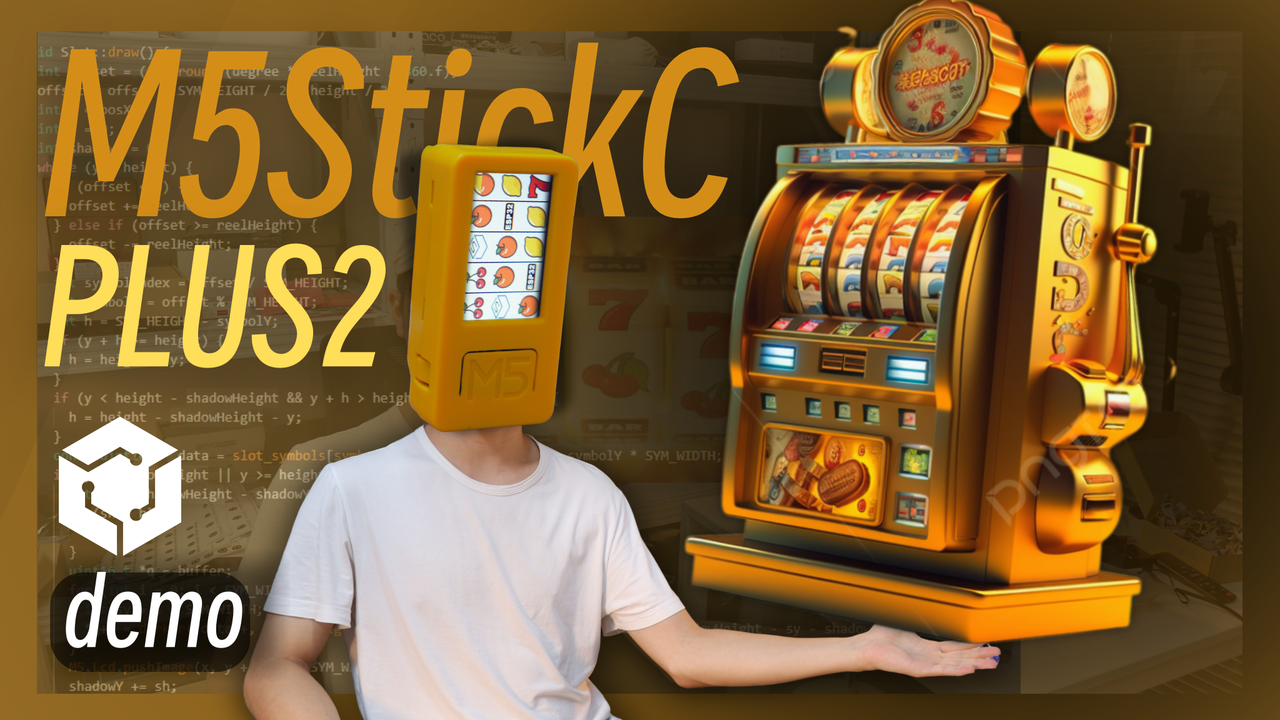M5Stack Projects: Mini Slot Machine Project With M5StickC Plus2 : 8 ...