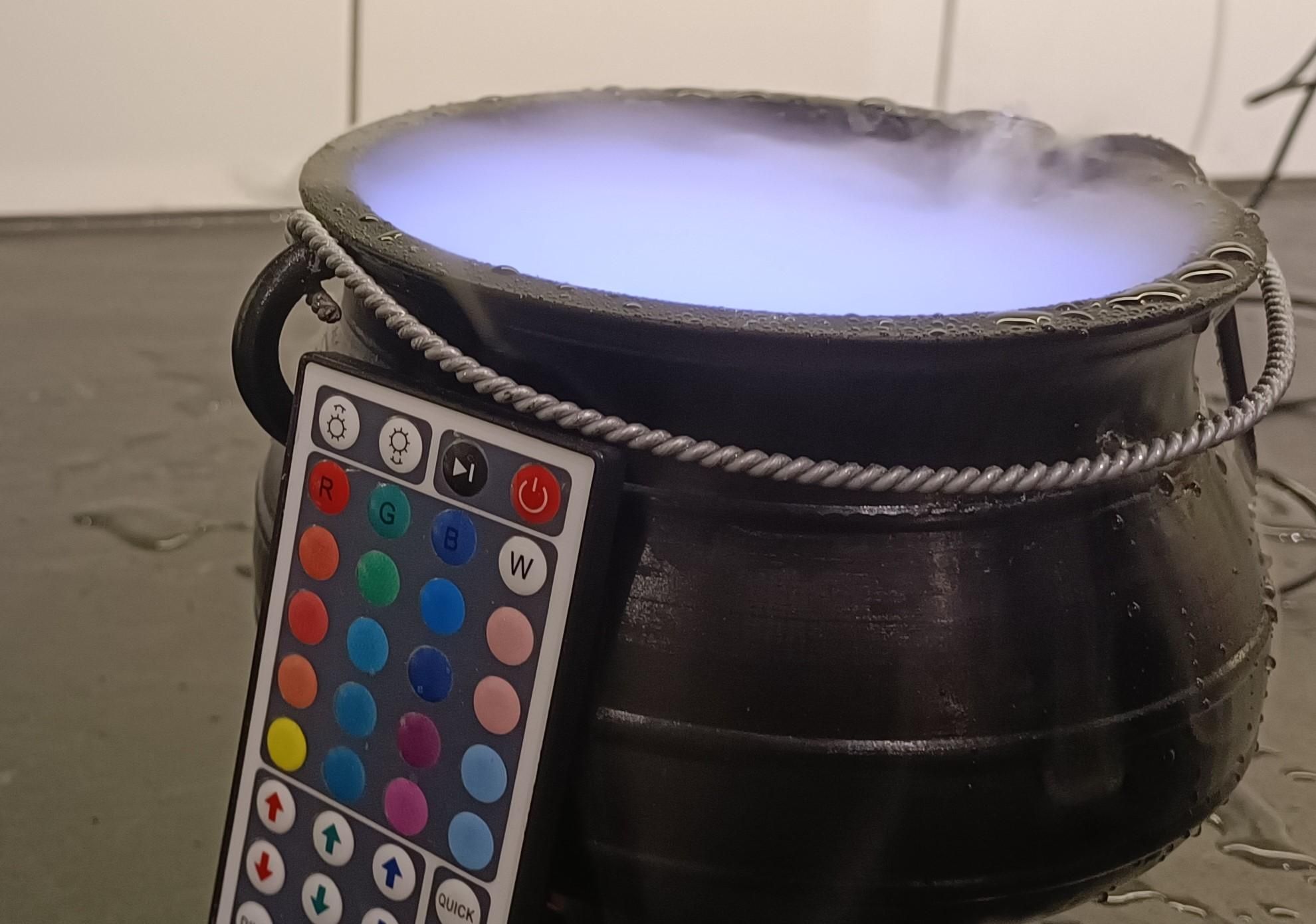 Steaming Led Cauldron : 10 Steps - Instructables