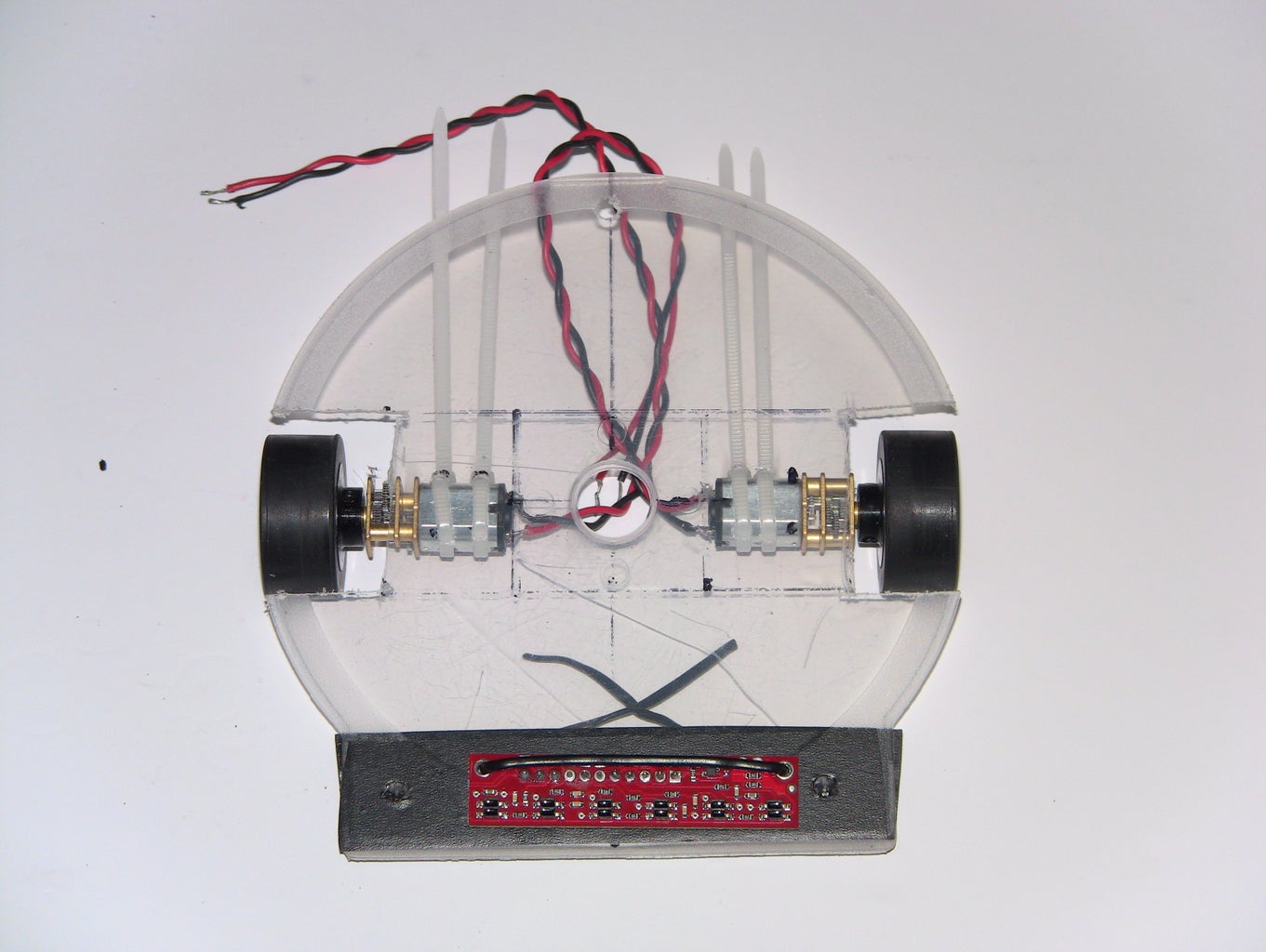 Arduino Based Line Follower Robot Using Pololu Qtr 8rc Line Sensor 3 Steps Instructables