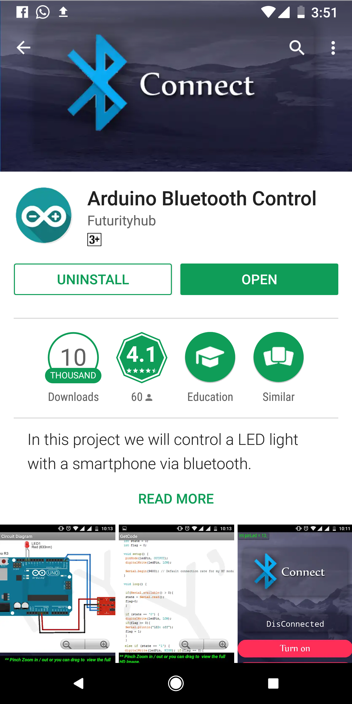 Control LEDs With Your Android | Arduino-Bluetooth Module : 5 Steps ...