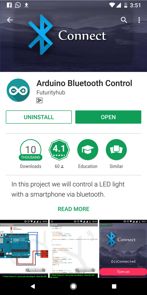 Control Leds With Your Android Arduino Bluetooth Module 5 Steps Instructables