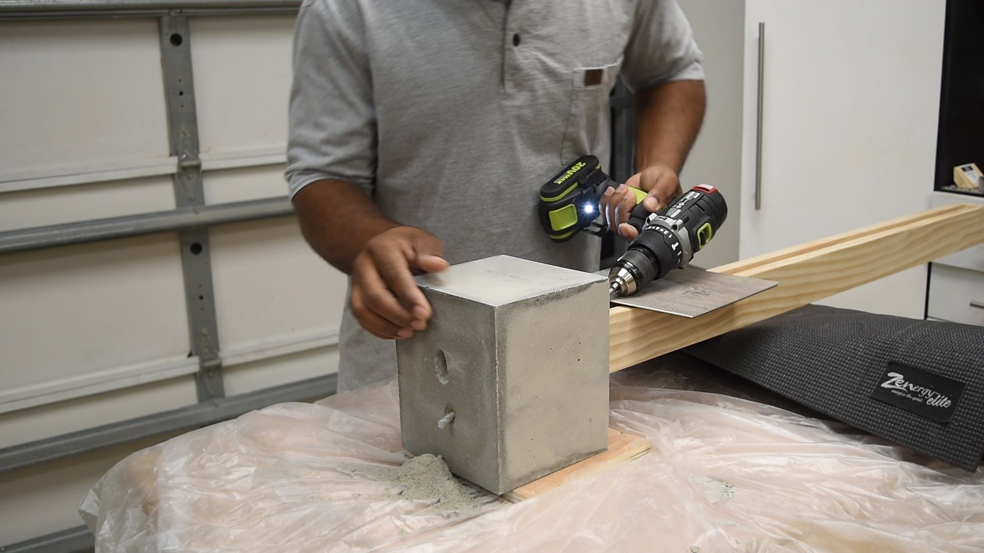 DIY Concrete and Wood LED Floor LAMP : 6 Steps (with Pictures ...