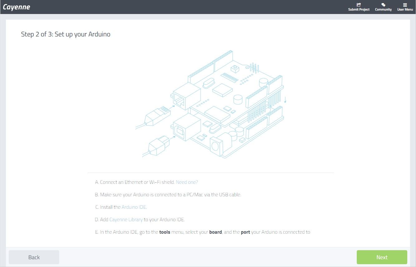 Arduino IoT Project - Connect Arduino to Cayenne IOT Platform : 5 Steps ...