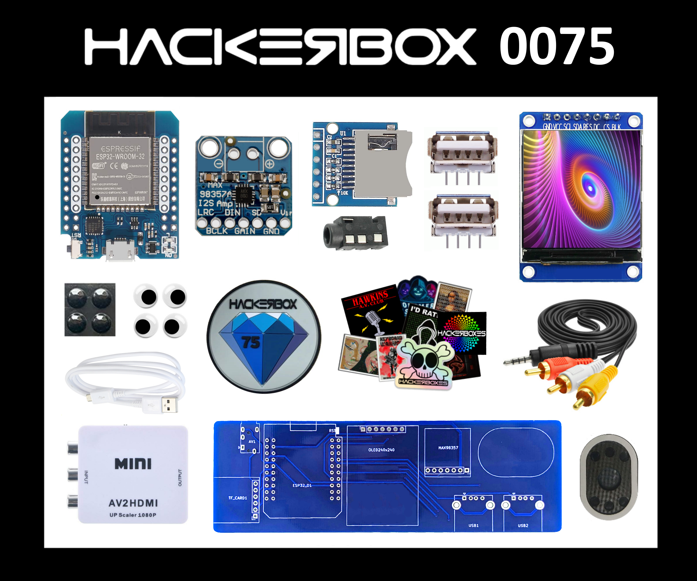 HackerBox 0075: AV Club : 13 Steps - Instructables