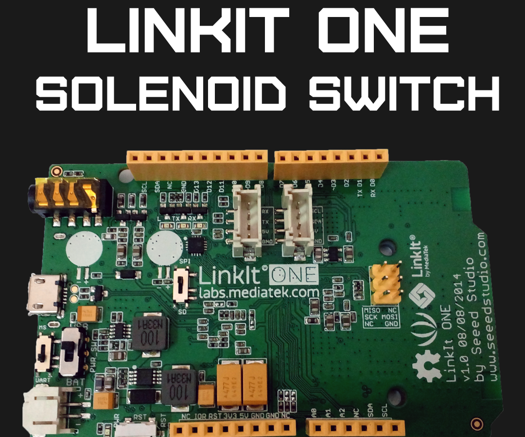 LinkIt ONE Bluetooth Solenoid Control : 4 Steps - Instructables