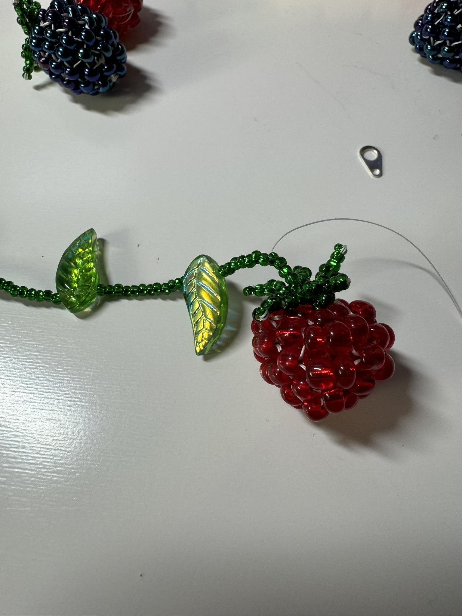 Beaded Raspberry Necklace : 18 Steps (with Pictures) - Instructables