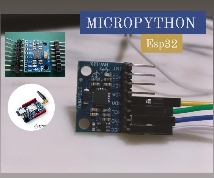 Accelerometer With Micropython Using Bharatpi Board 5 Steps Instructables