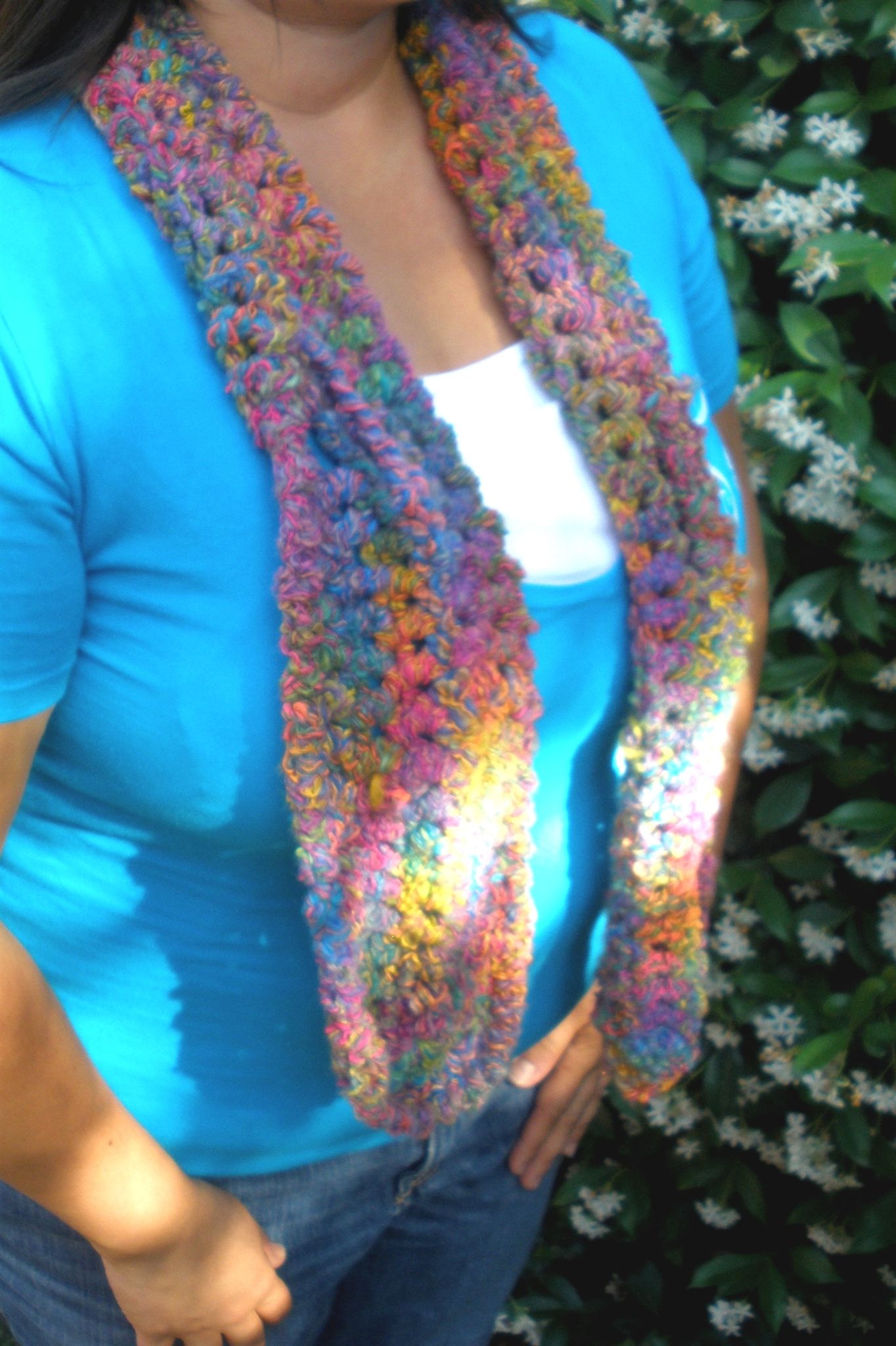 Crochet Curly Scarf Pattern