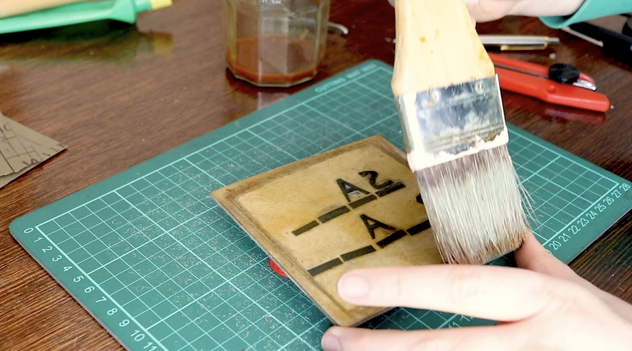 Sandpaper and Cardboard Collagraph Print : 9 Steps (with Pictures ...