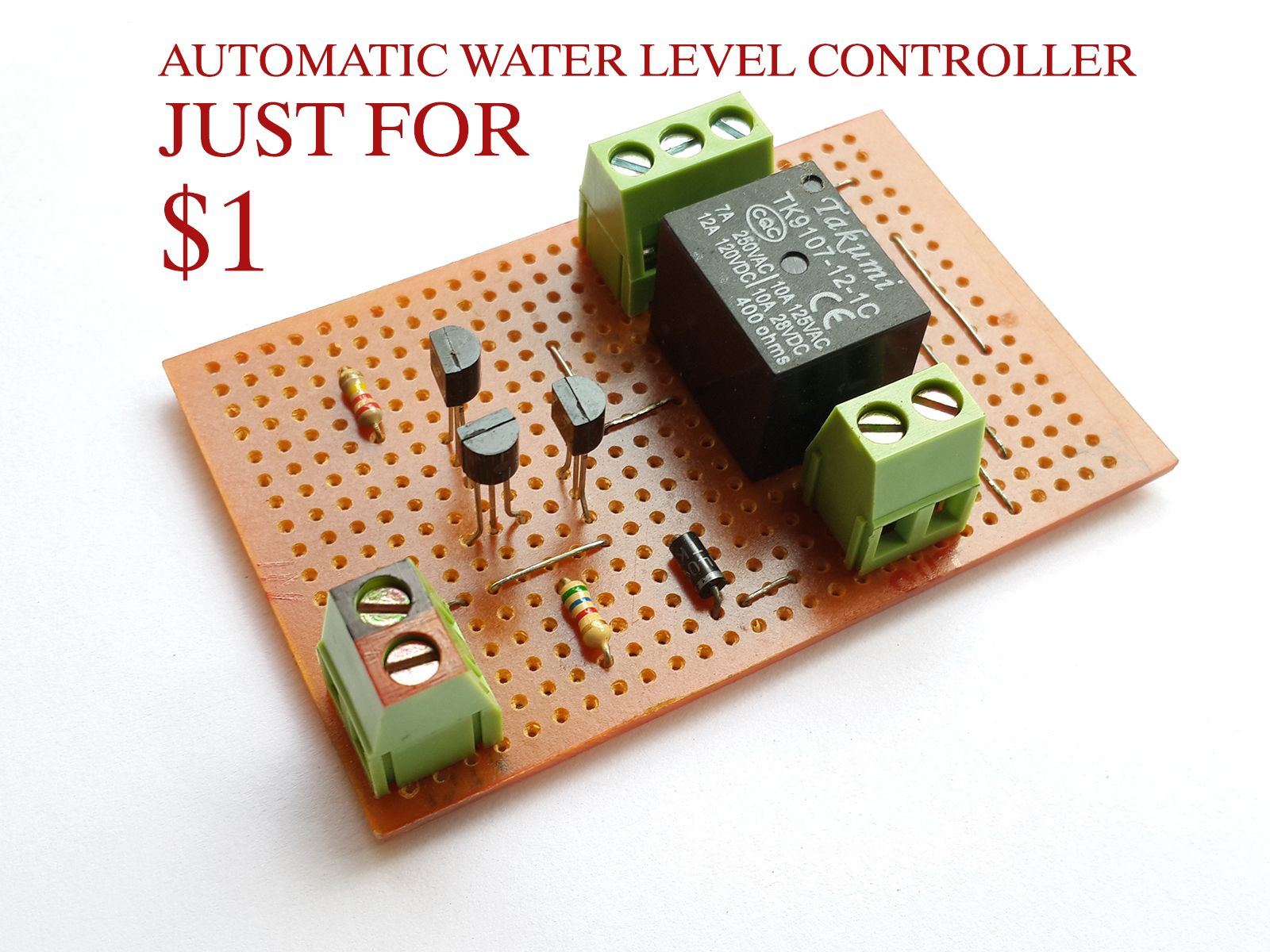 $1 AUTOMATIC WATER LEVEL CONTROLLER : 5 Steps (with Pictures ...