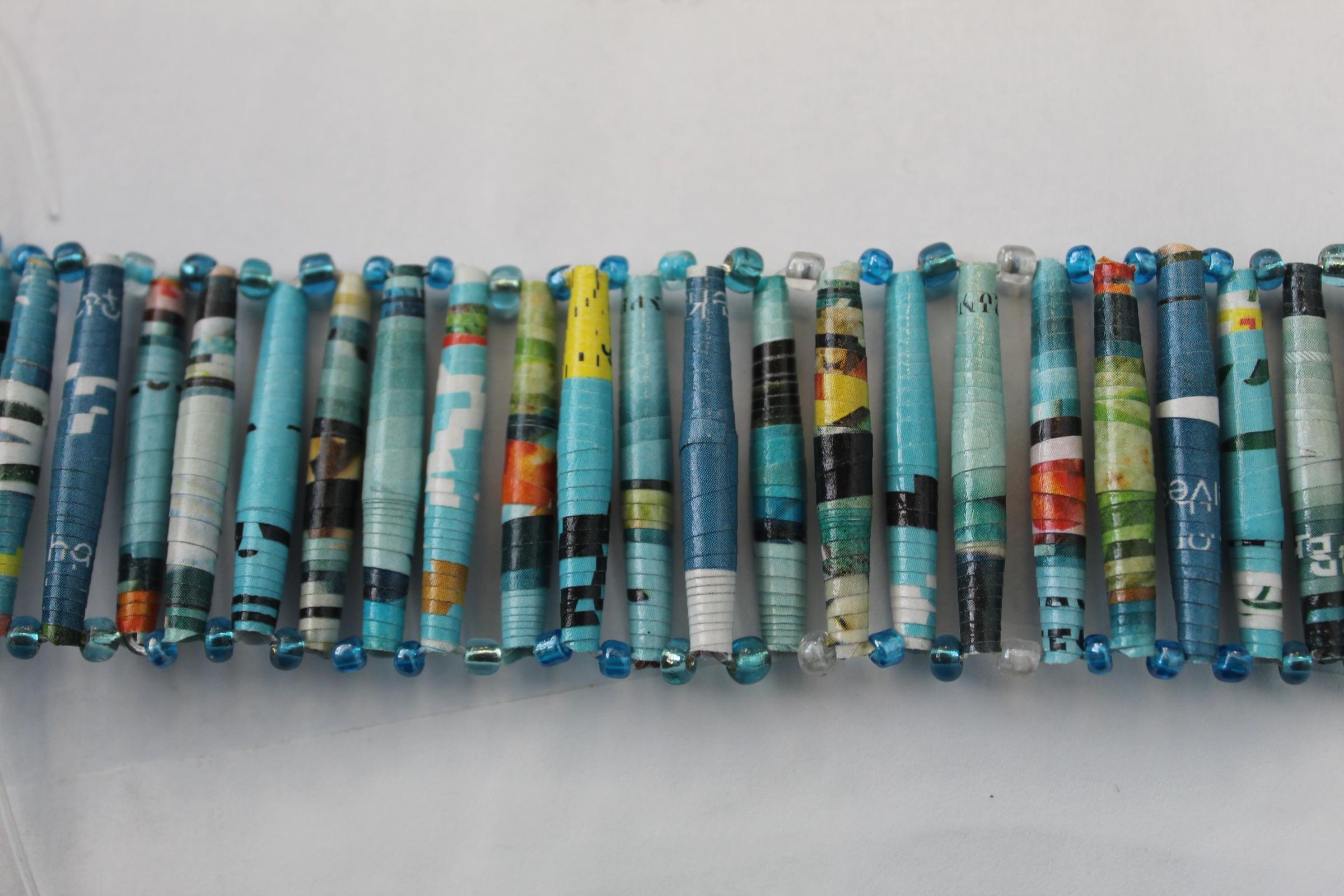 Magnificent Magazine Paper Beaded Bracelet : 10 Steps (with Pictures ...