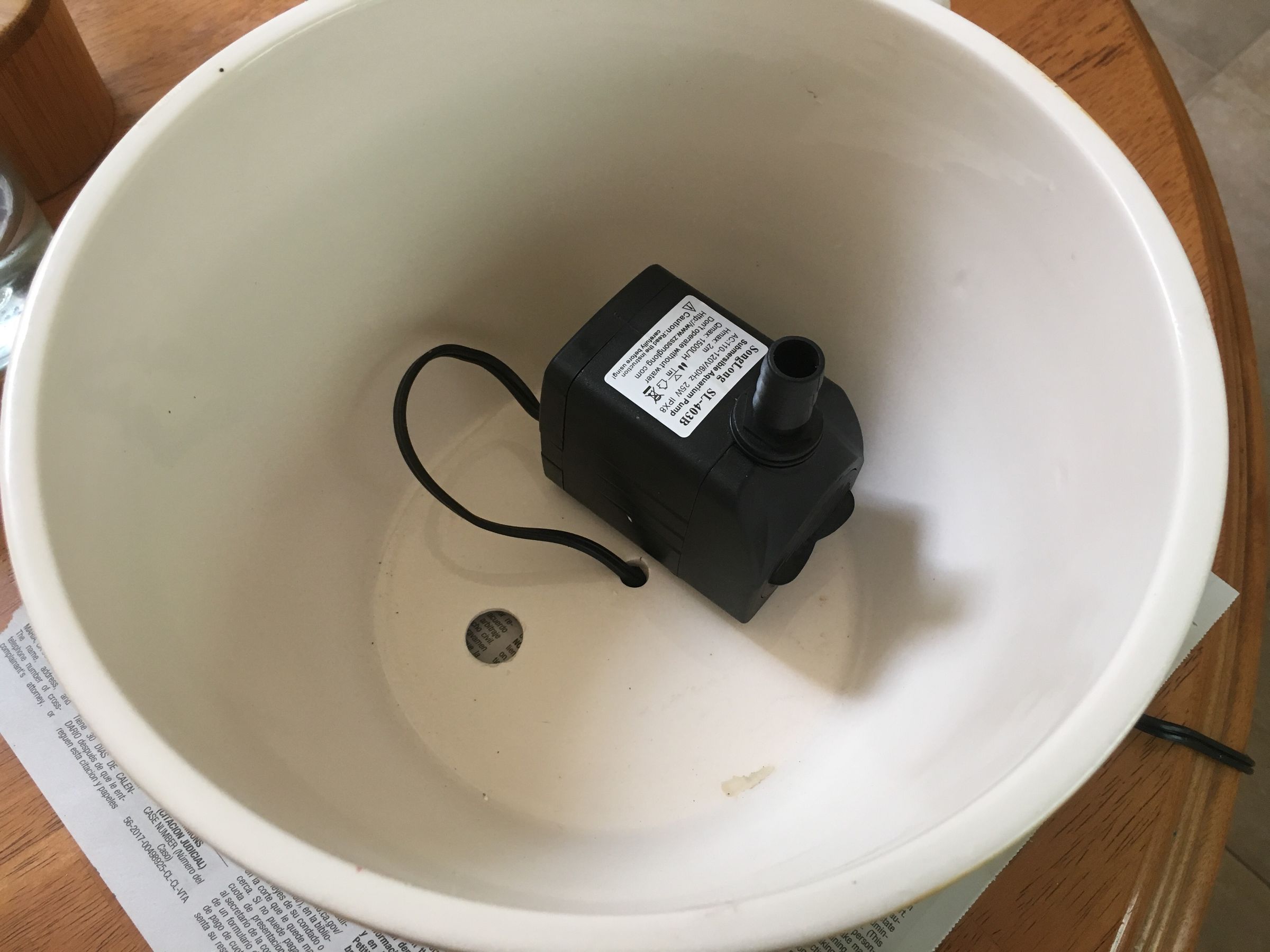 English Breakfast Tea Floating Fountain : 8 Steps (with Pictures ...