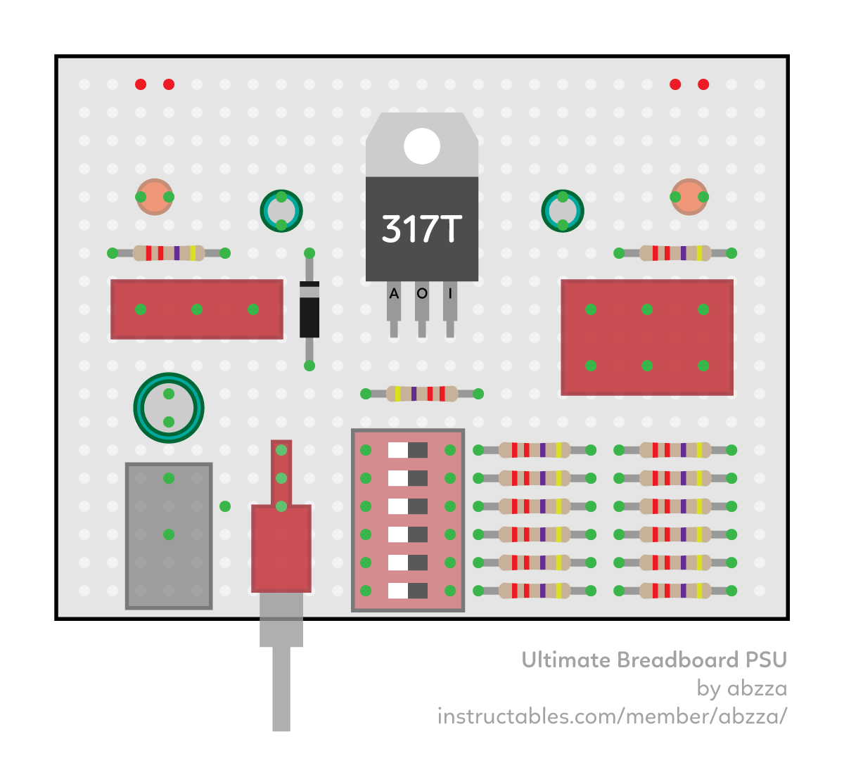 Ultimate DIY Breadboard Power Supply : 9 Steps (with Pictures ...