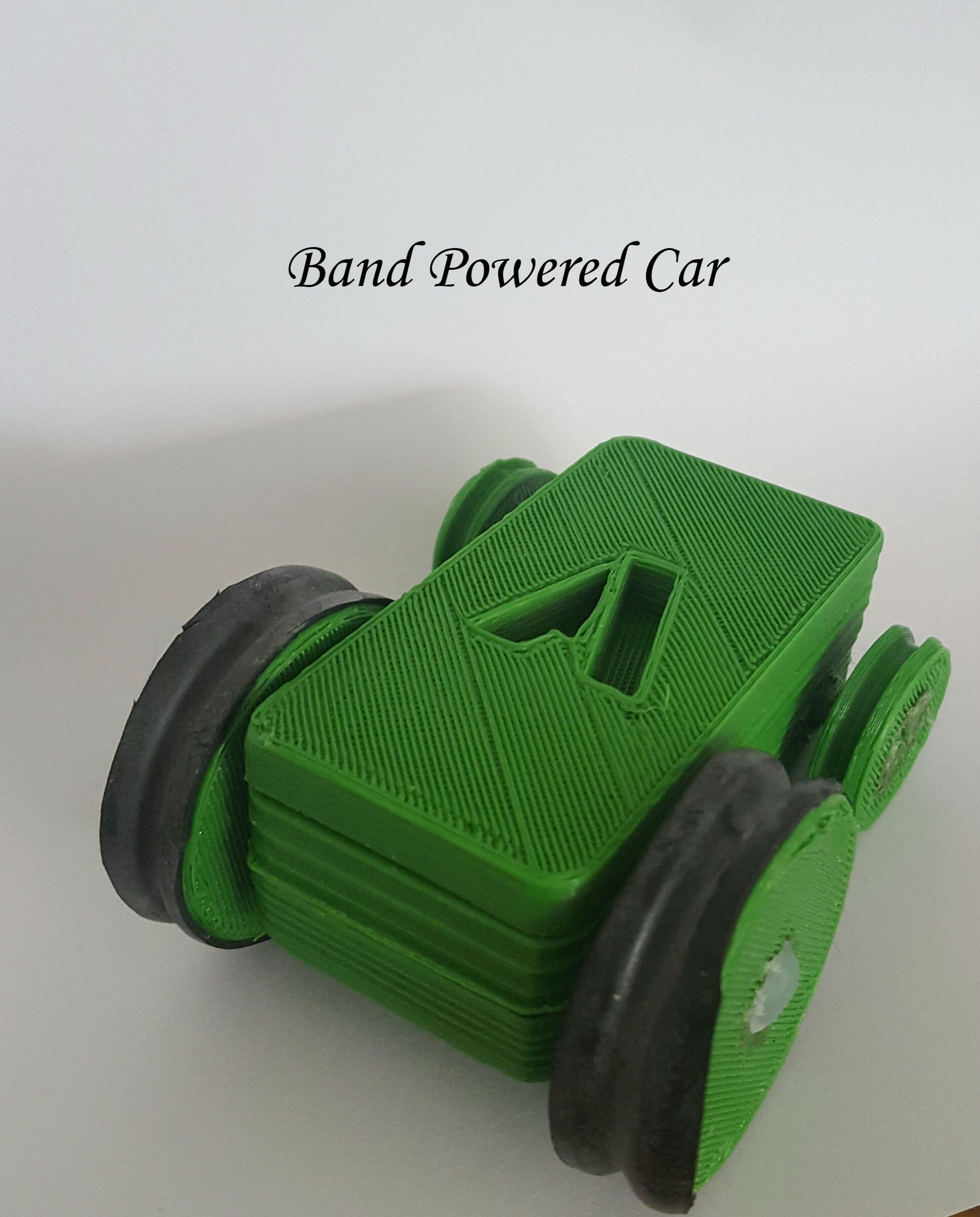 Band Powered Car - Instructables