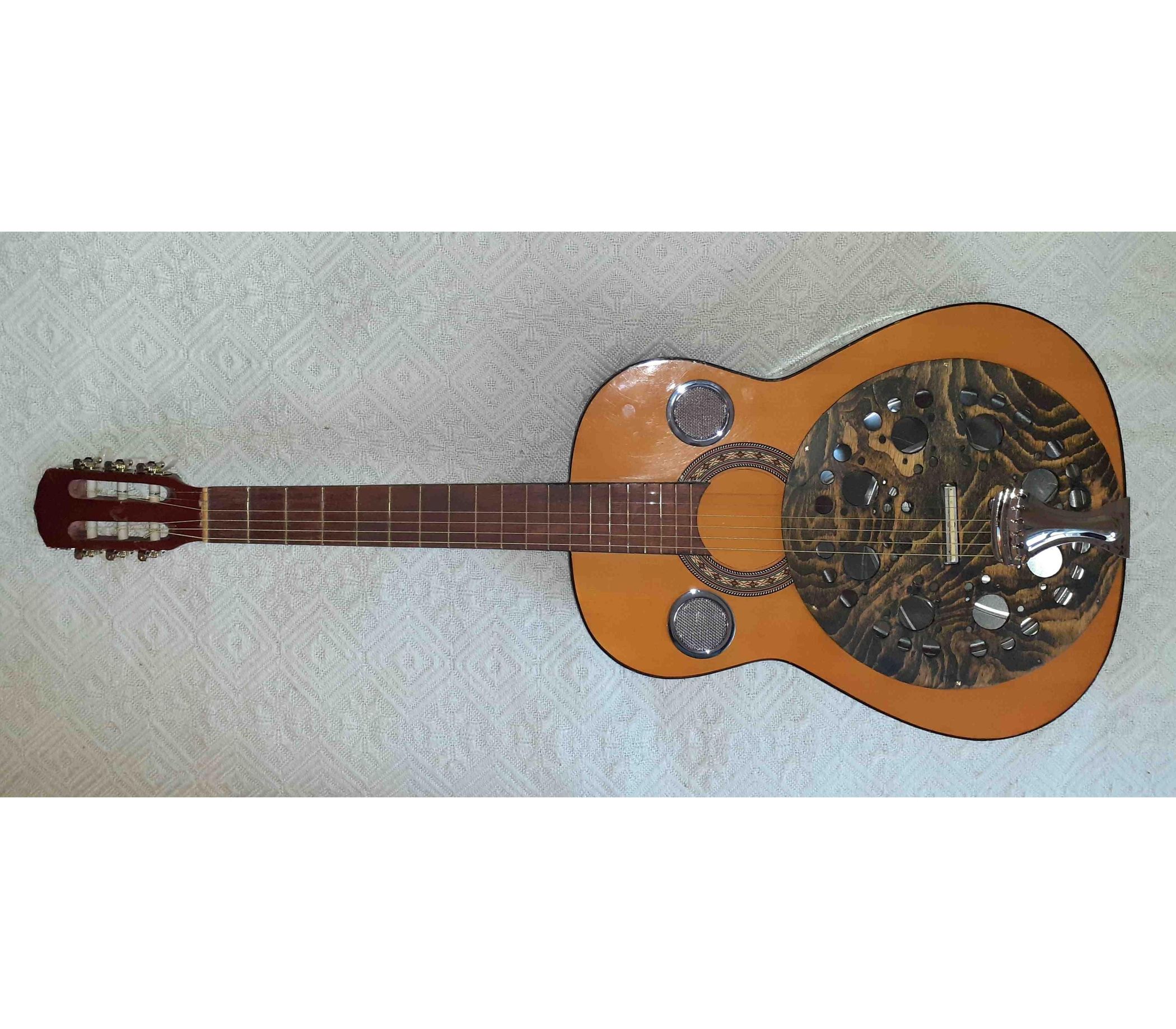 Dobro Guitar With Wooden Coverplate - Model Z11.1 : 13 Steps ...