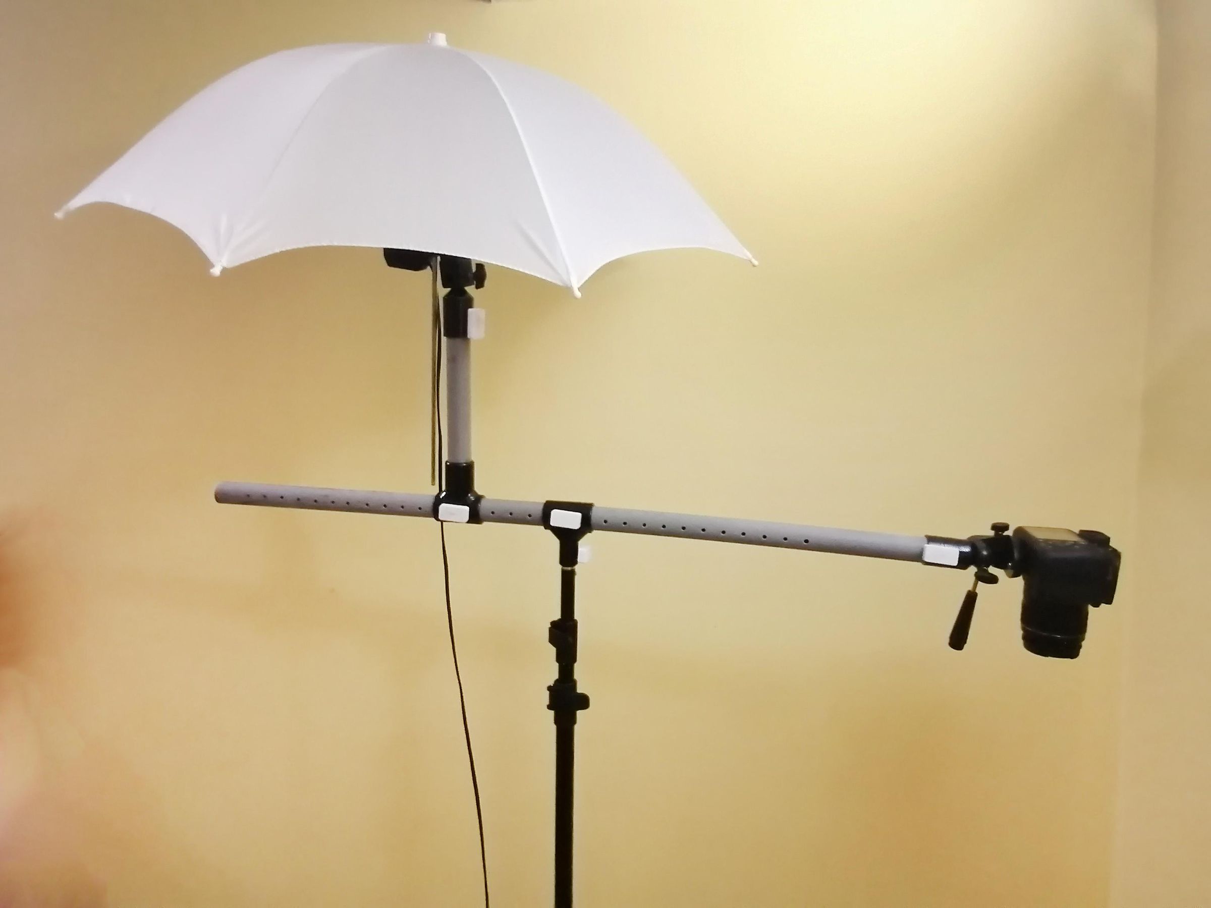 DIY Convert Studio Light Stand to Horizontal Camera Tripod : 16 Steps ...