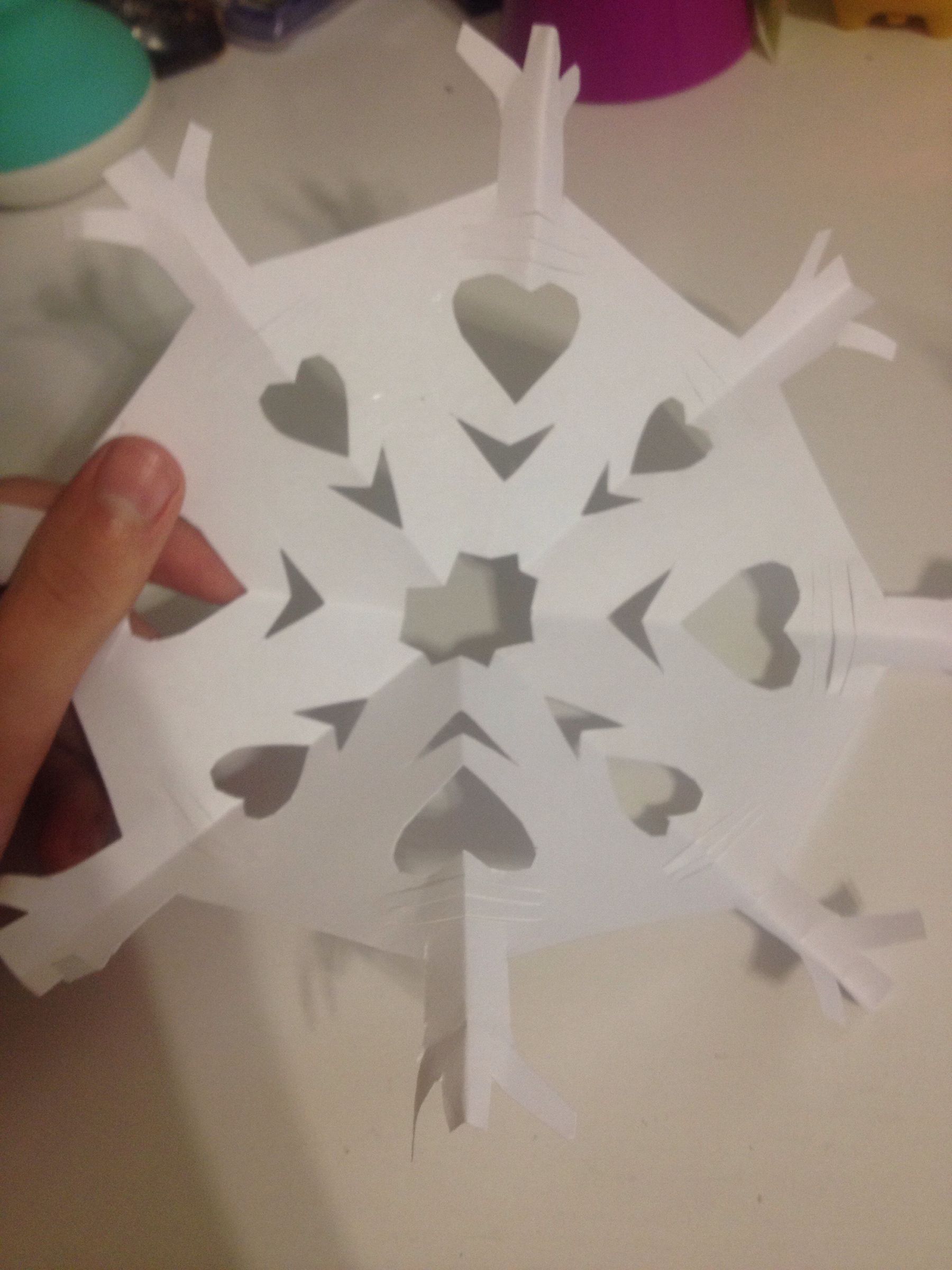 Winter Paper Snowflake : 5 Steps - Instructables