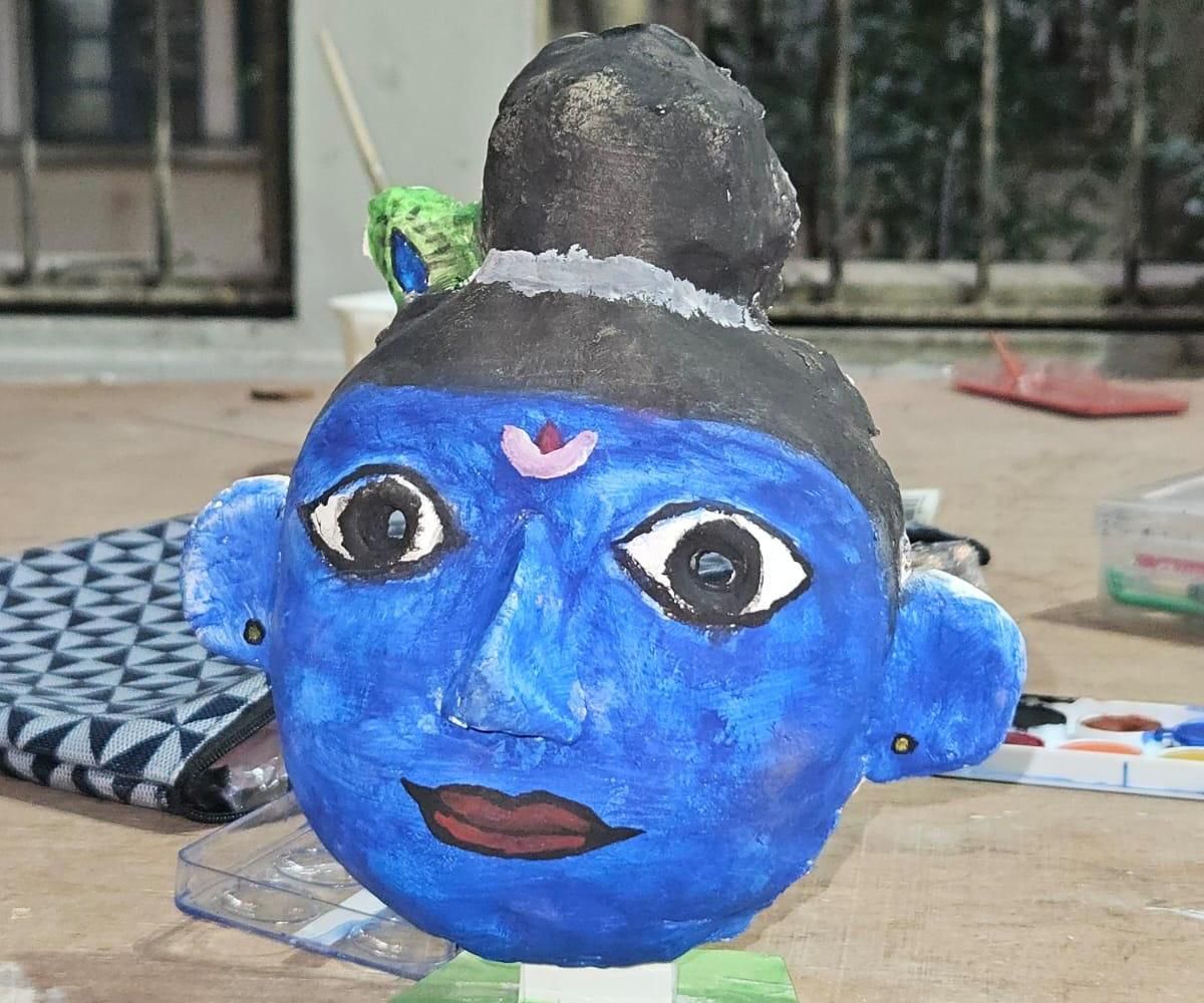 A Clay Mask of Lord Krishna : 5 Steps - Instructables