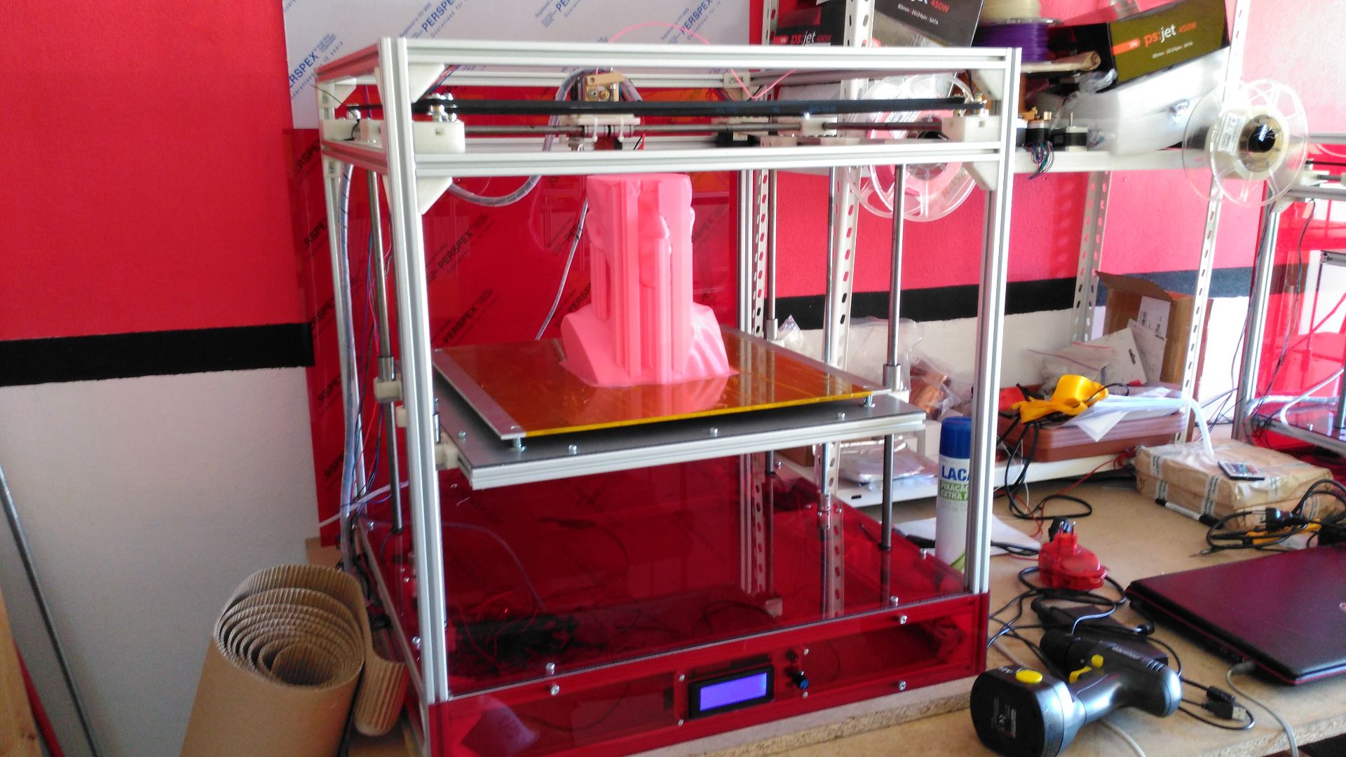 Vulcanus MAX - CoreXY Aluminum Frame 3D Printer Scale UP : 12 Steps ...