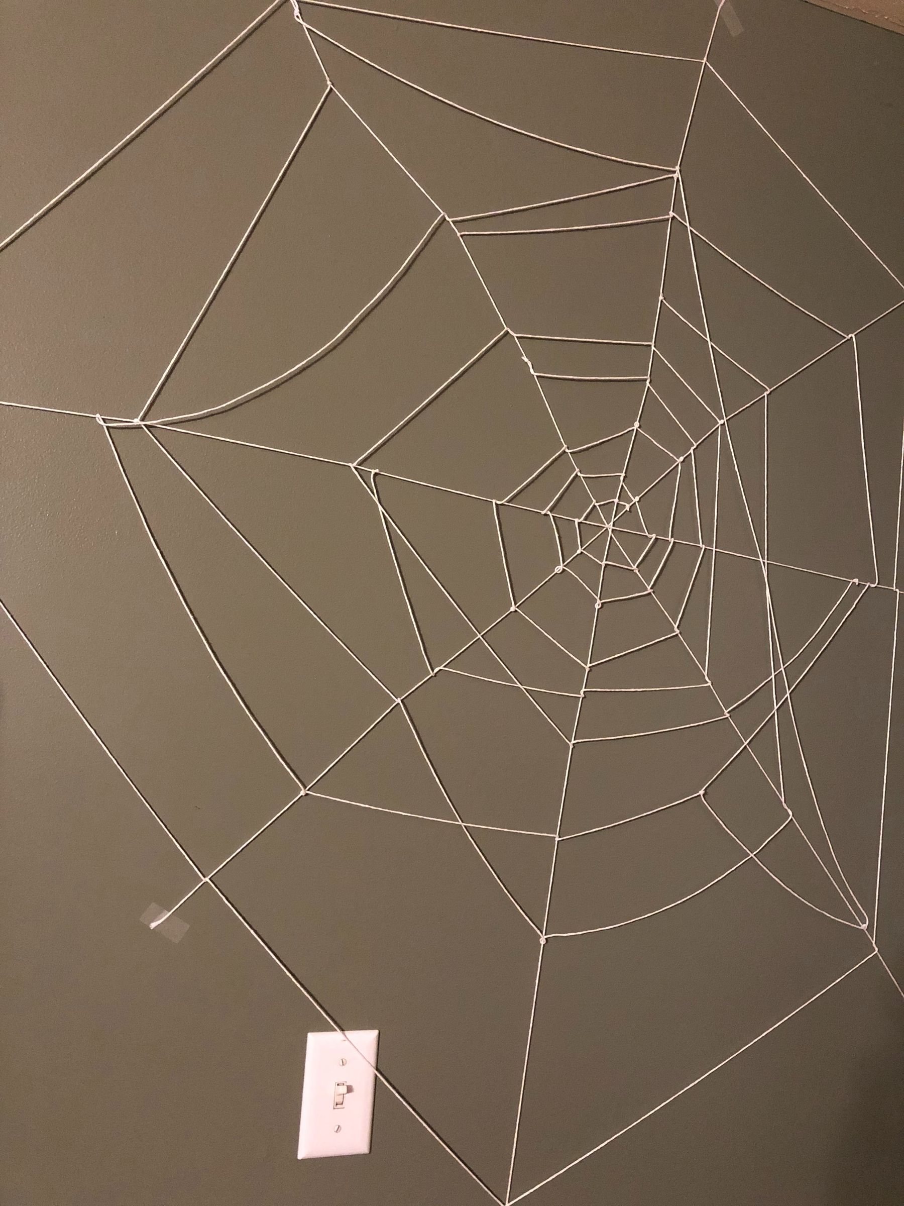 DIY Halloween Spider-web Decoration : 12 Steps - Instructables