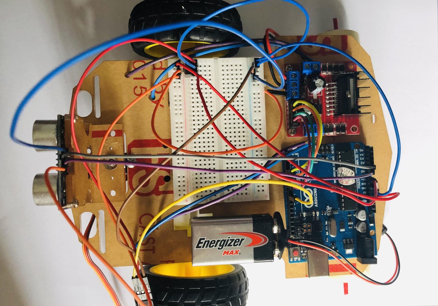 Arduino Obstacle Avoiding Robot Using An L298n Motor Driver 9 Steps