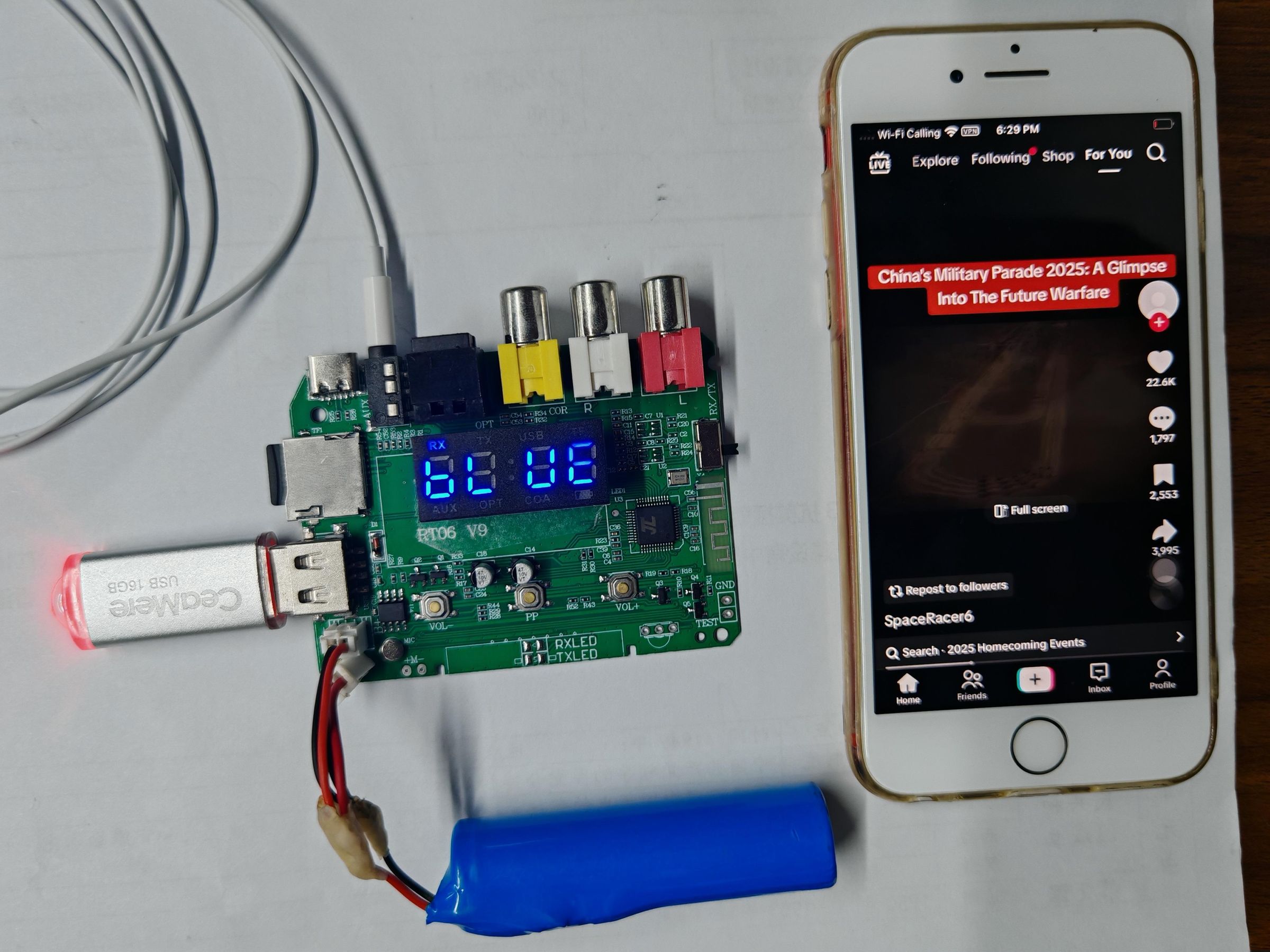 How to Build a Smart Bluetooth Audio Adapter With AC6951C Module: Teardown, Customization, and ...