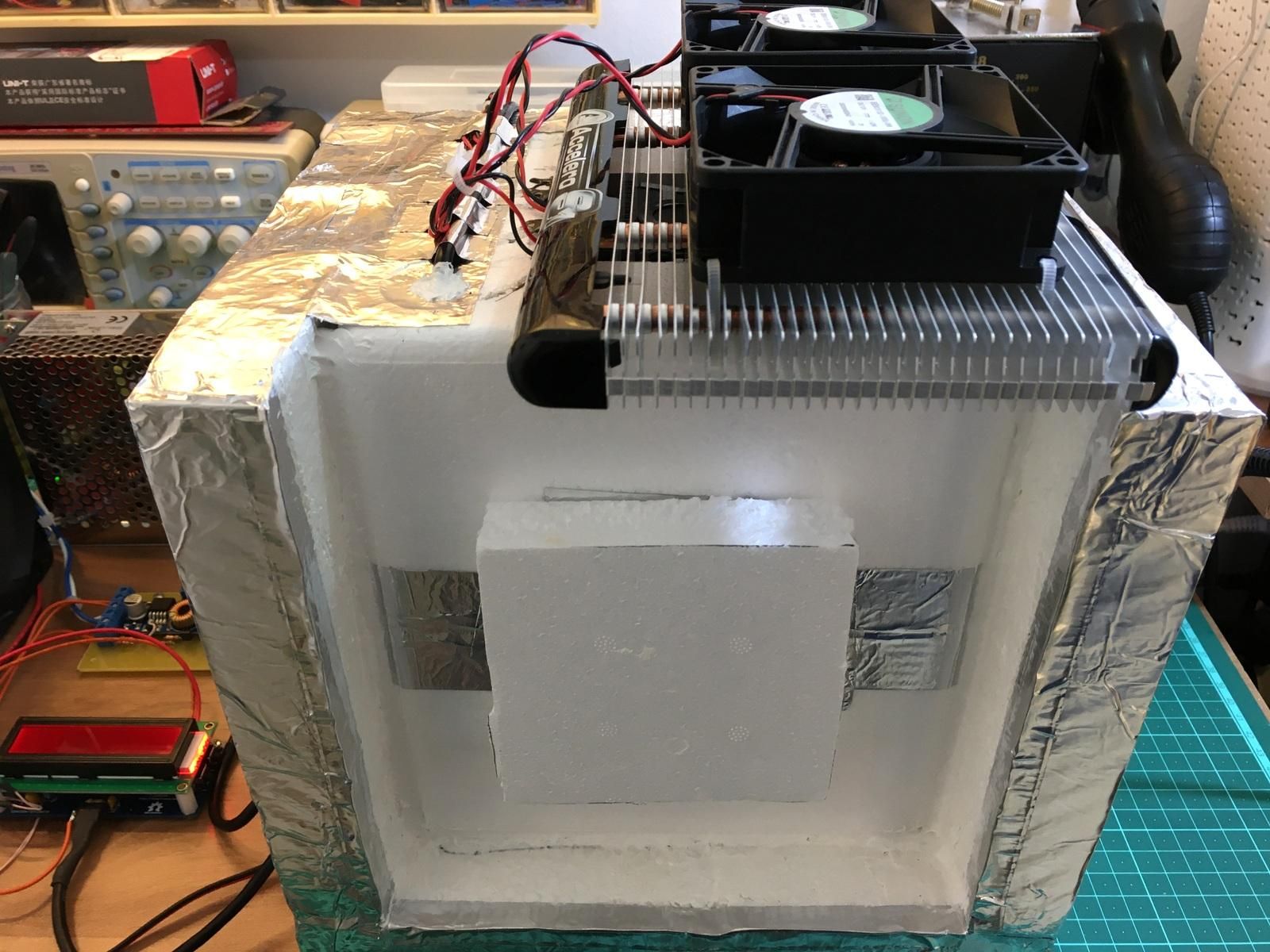 DIY Temperature Controlled Chamber Box With Peltier TEC Module : 4 ...