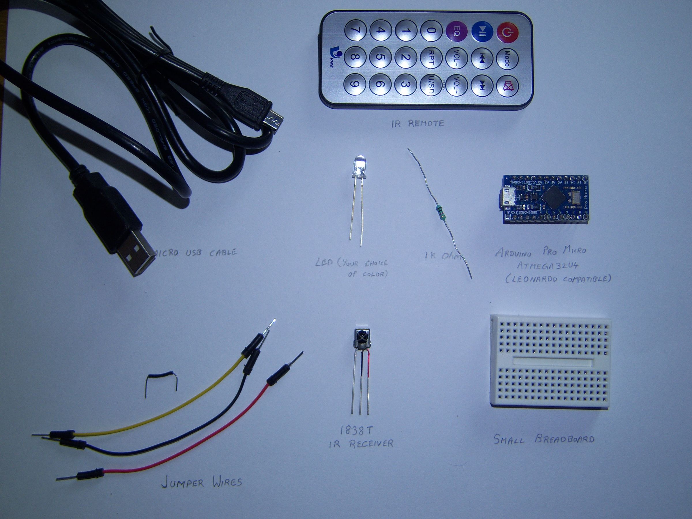 PC Remote Control Using Arduino Pro Micro : 7 Steps - Instructables
