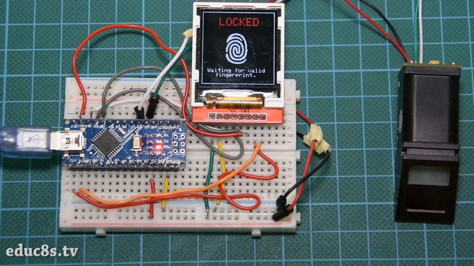 Arduino Fingerprint Sensor Tutorial : 6 Steps (with Pictures ... Arduino Fingerprint Sensor Tutorial : 6 Steps (with Pictures ...