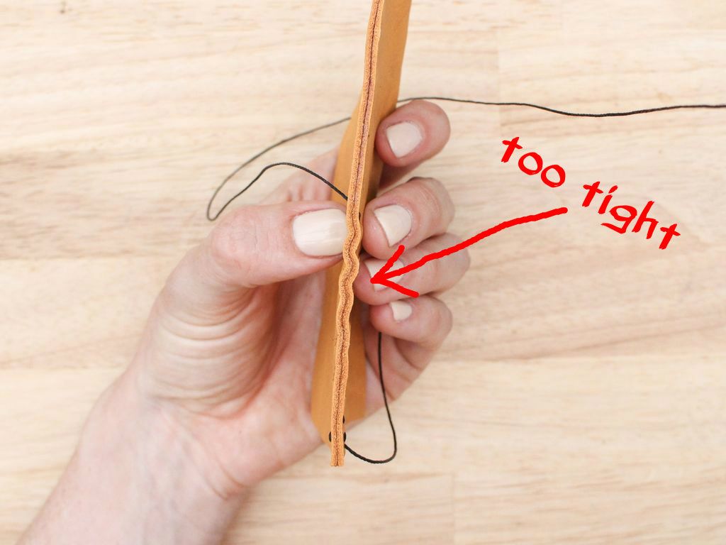 Sewing Leather Step-by-Step – Fleshtag s.r.o.