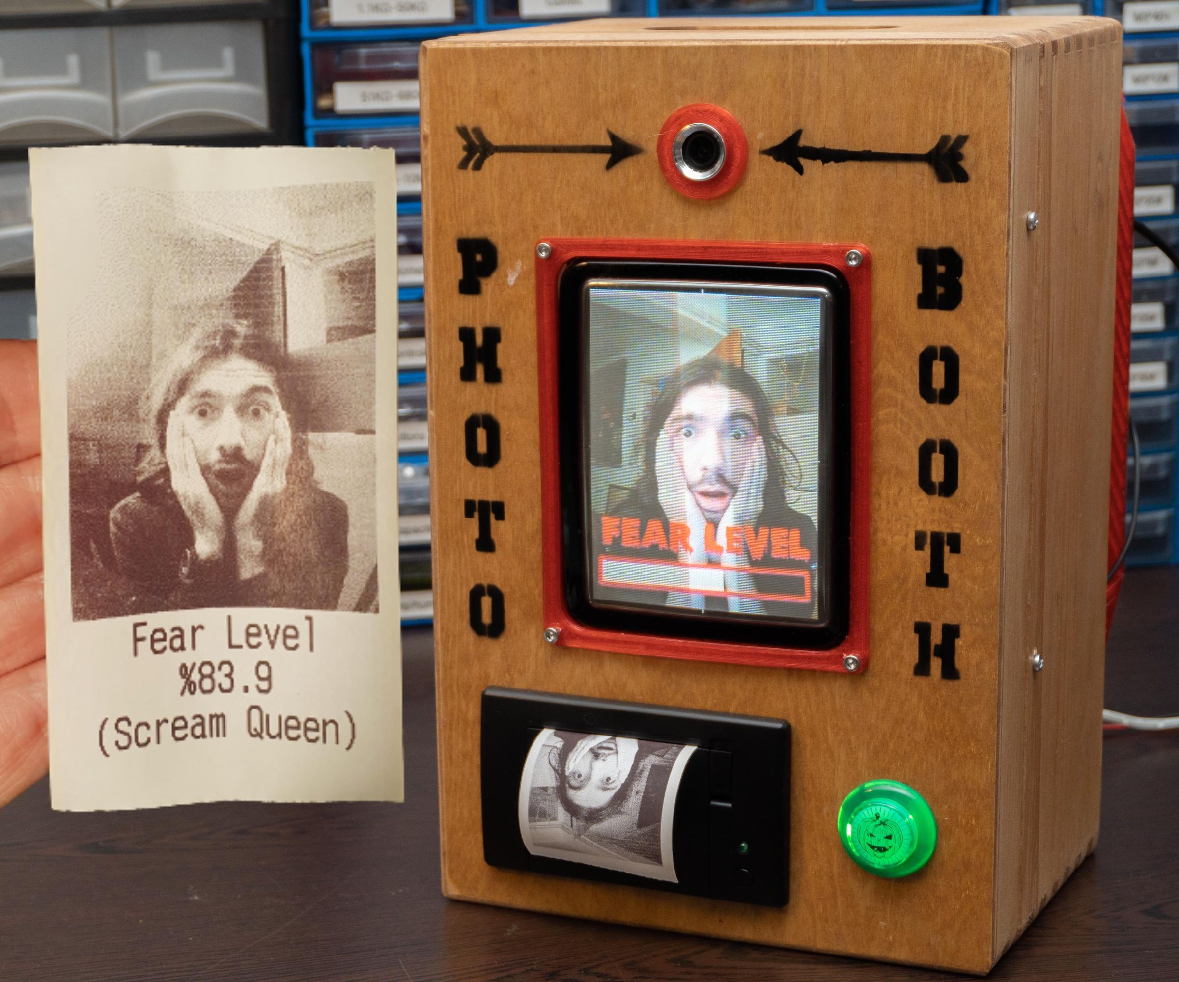 Fear Booth - Raspberry Pi Powered Photo Booth With a Spooky Twist (with ...