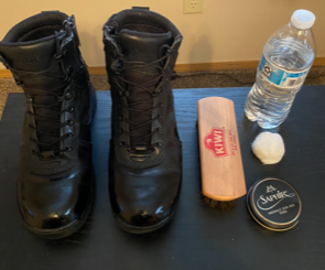 HOW TO SHINE MILITARY BOOTS! (easy) | atelier-yuwa.ciao.jp