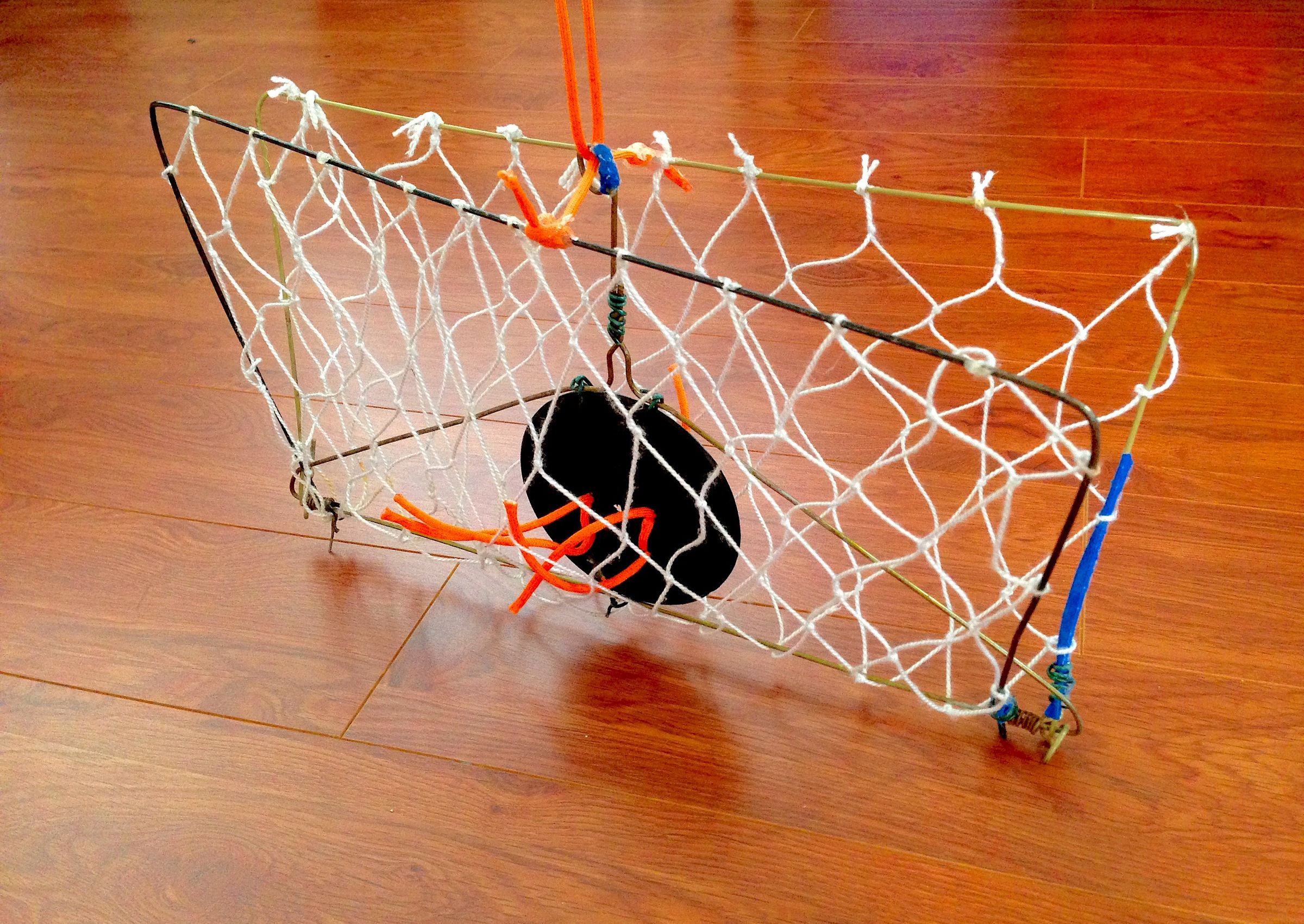 Wire Coat Hanger Casting Crab Trap : 14 Steps (with Pictures ...