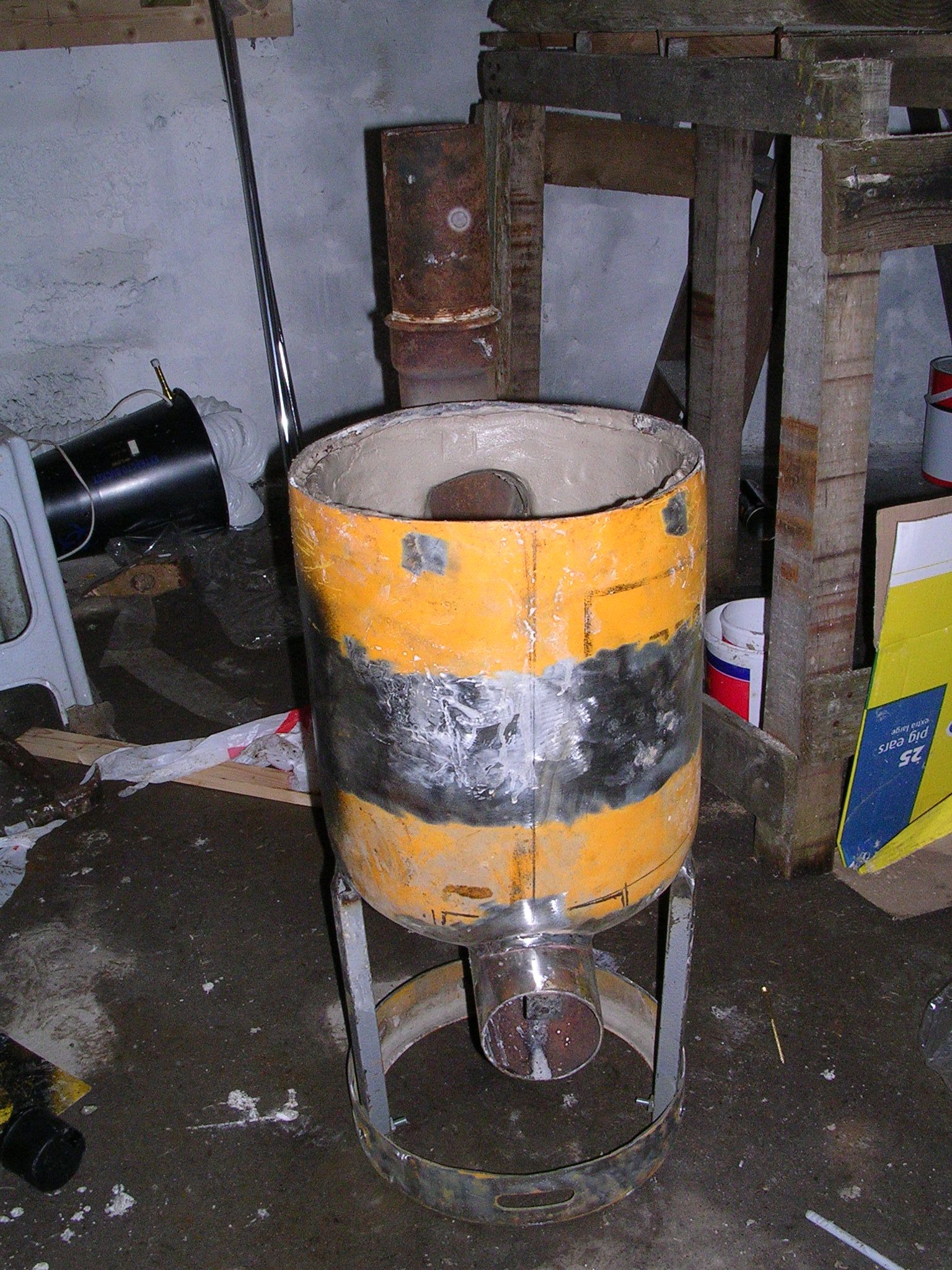 DIY Wood Burner Pot Belly Stove. Made From a Gas Tank : 12 Steps (with ...