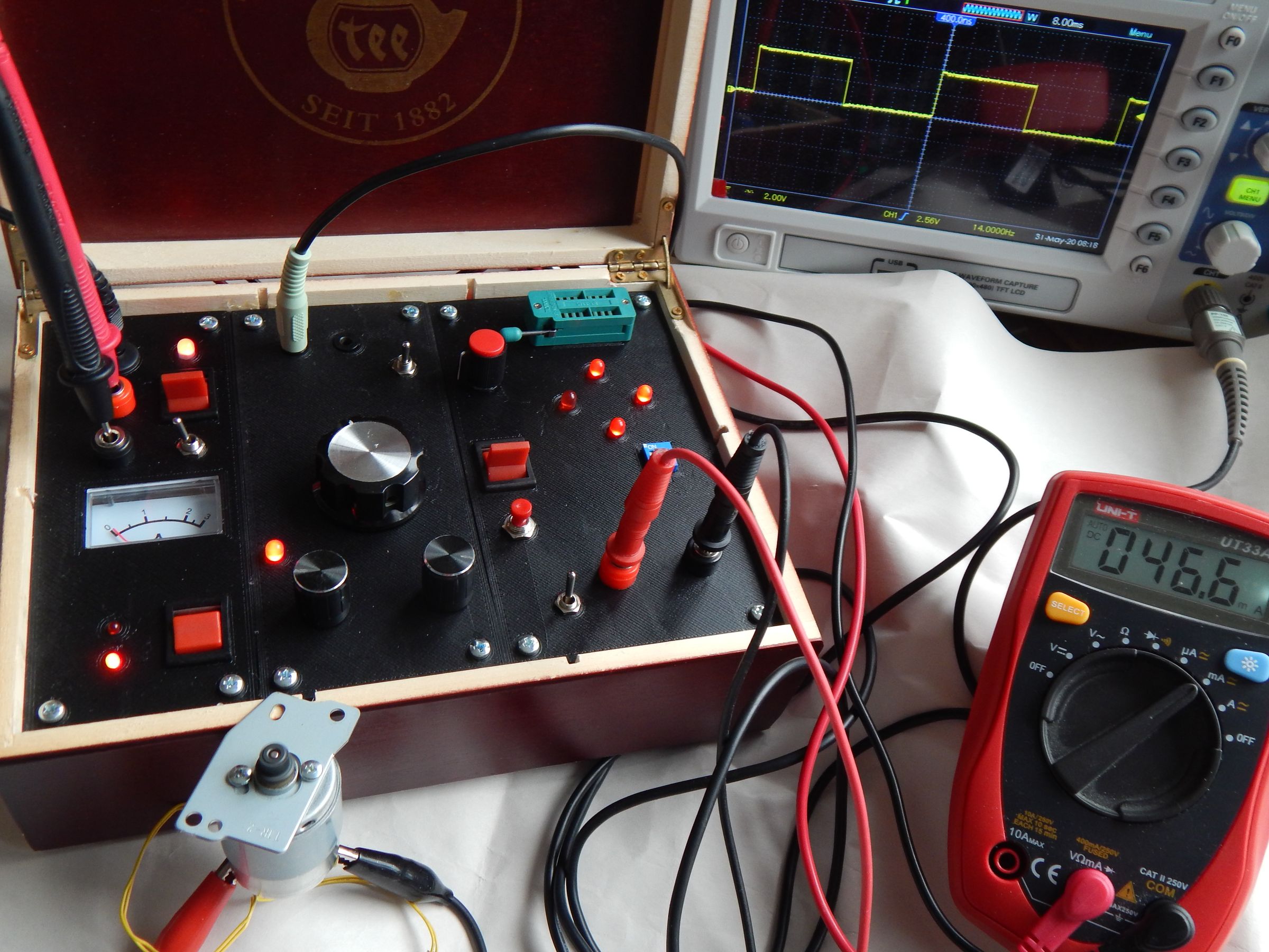 DC and Stepper Motor Tester : 12 Steps (with Pictures) - Instructables