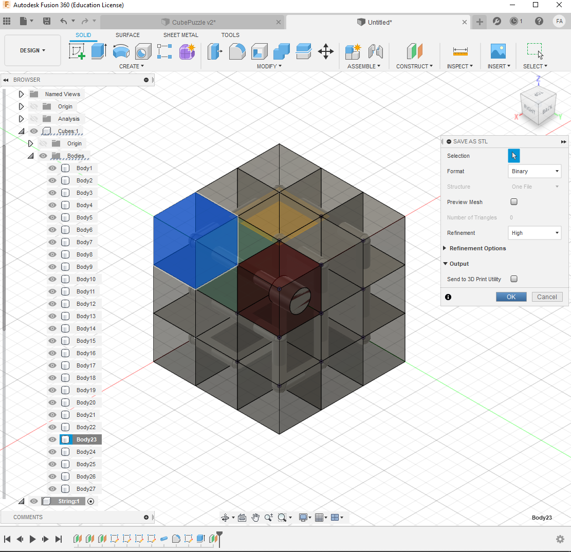 Design and Make a 3D Puzzle Cube (with Fusion360) : 7 Steps (with Pictures) - Instructables