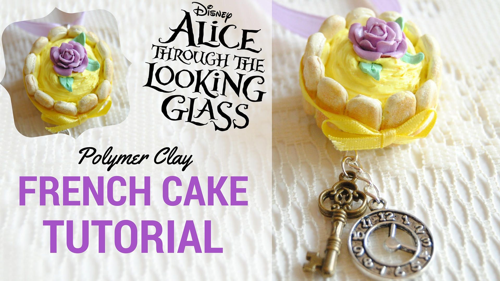 DIY Alice Through the Looking Glass Polymer Clay Cake TUTORIAL ...