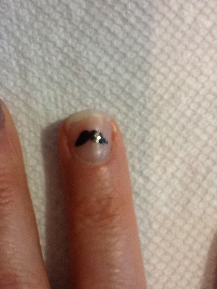 Mustache Nail Art : 7 Steps - Instructables