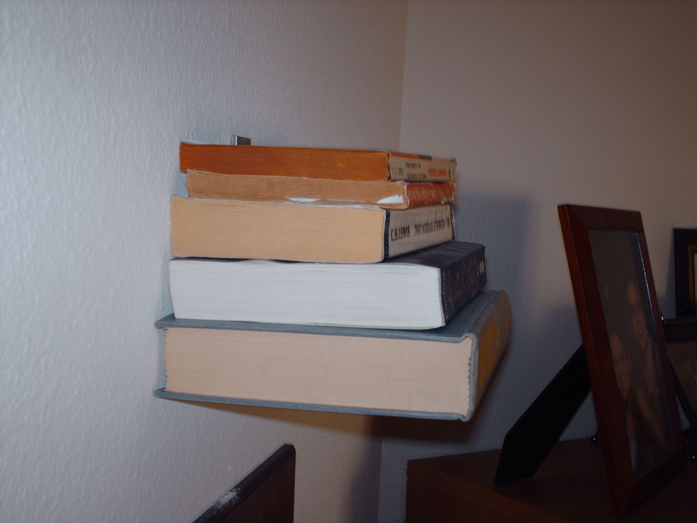 Invisible Book Shelf : 9 Steps (with Pictures) - Instructables