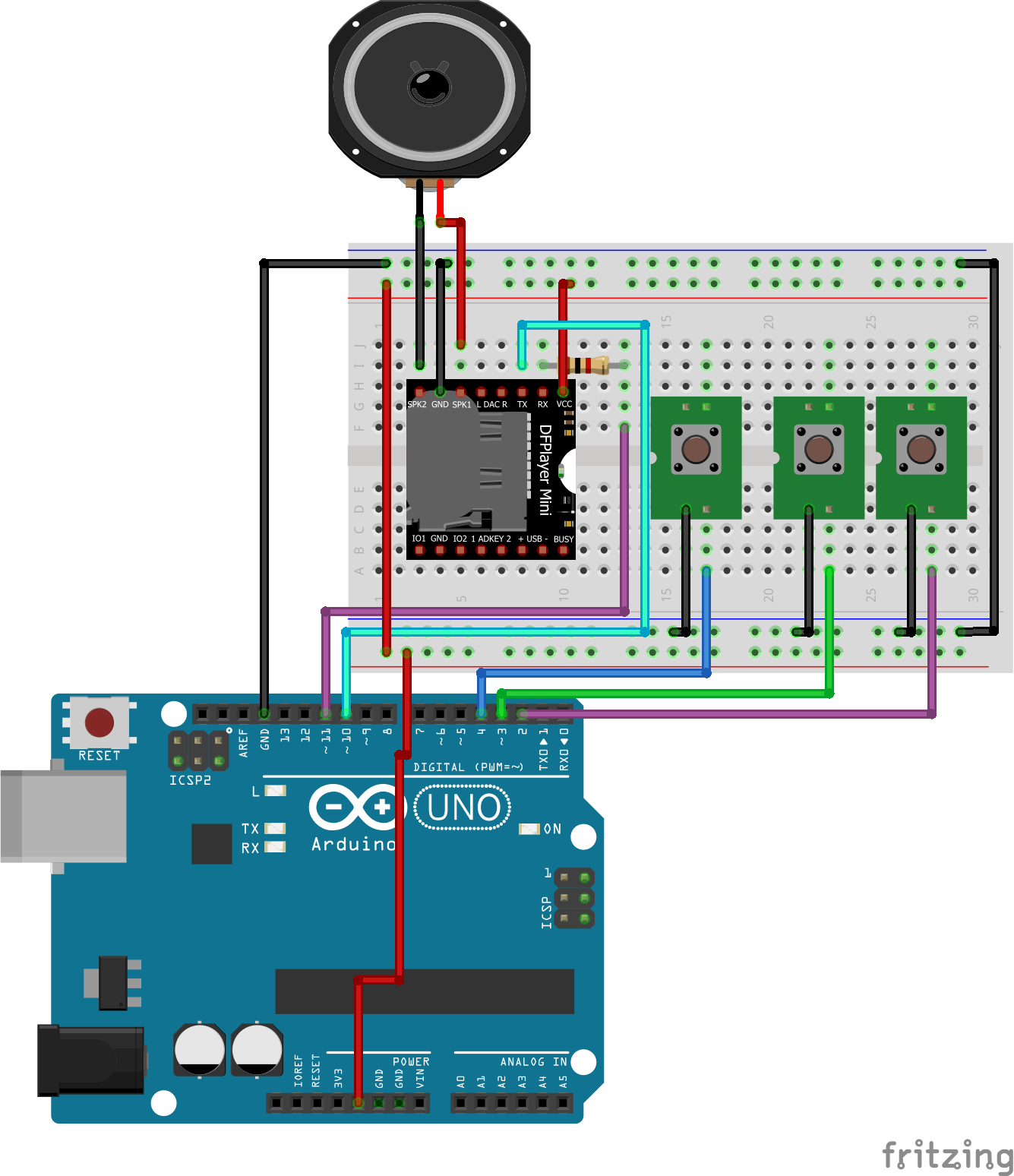 Arduino Soundboard With Df Player: Supported Communication : 5 Steps ...