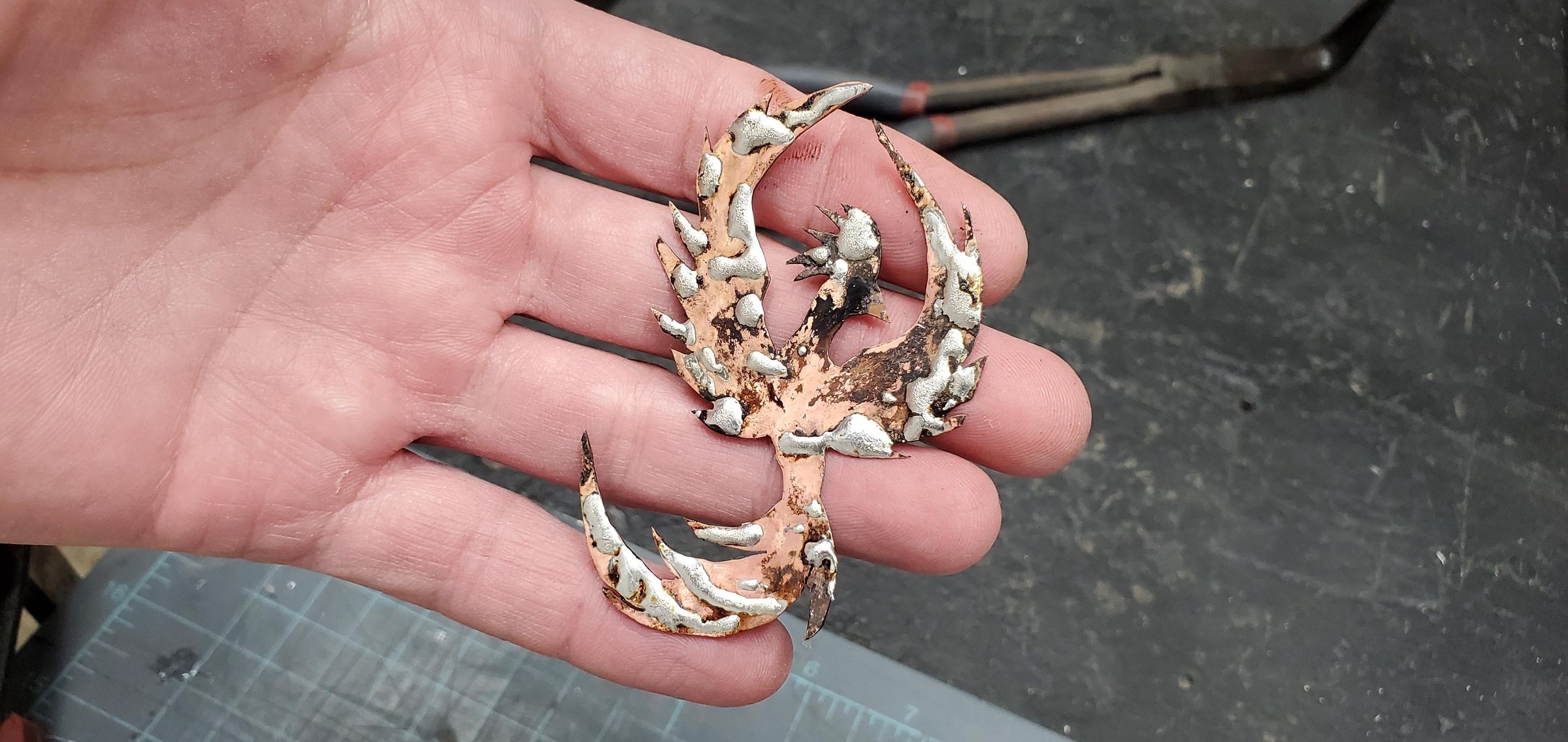 From Burst Copper Pipe to Phoenix Brooch a Tale of Rebirth : 15 Steps ...