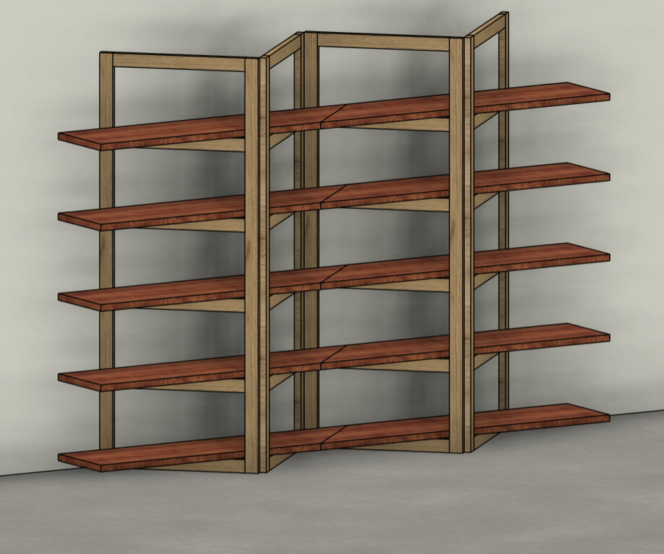Fold • Unfold • Reconfigure: a Hinged Modular Corner Shelf (Parametric ...