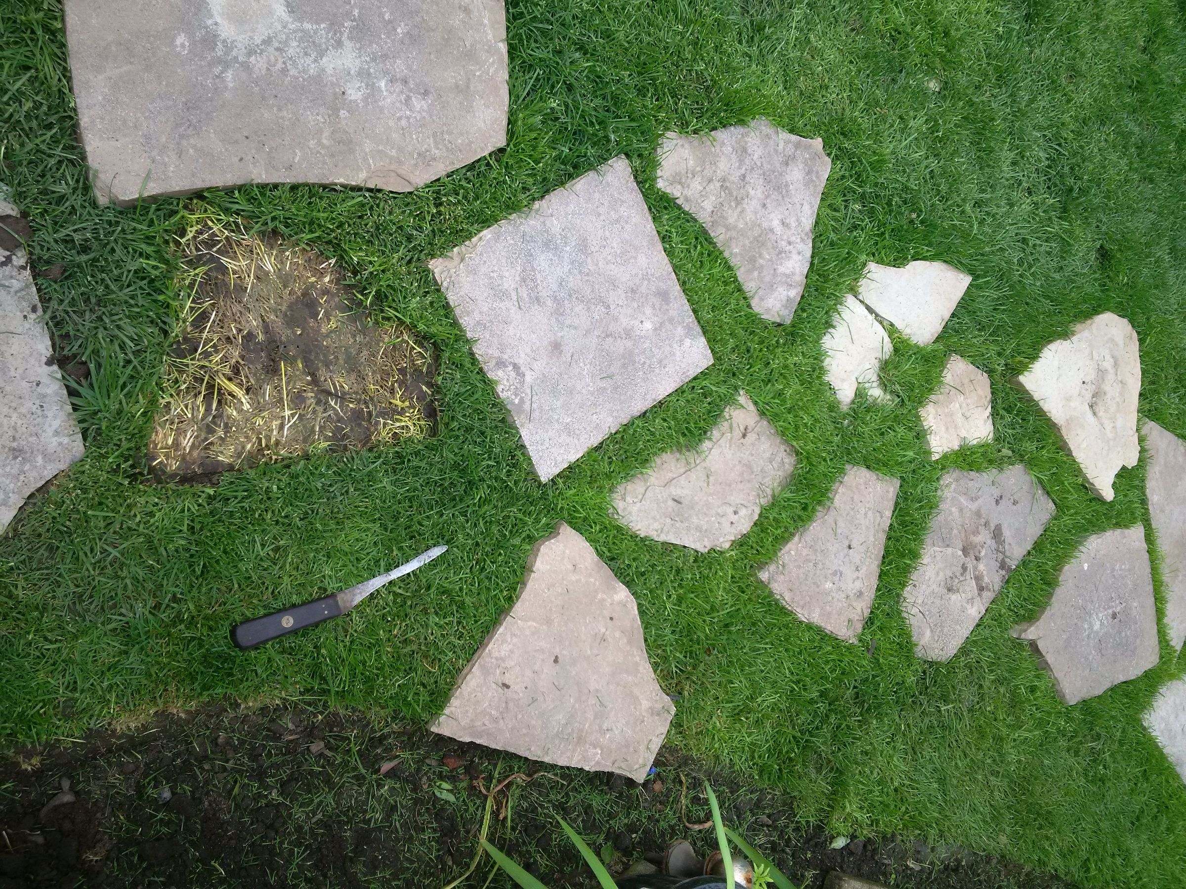 Easy Stepping Stones - No More Mud Trails : 7 Steps (with Pictures ...